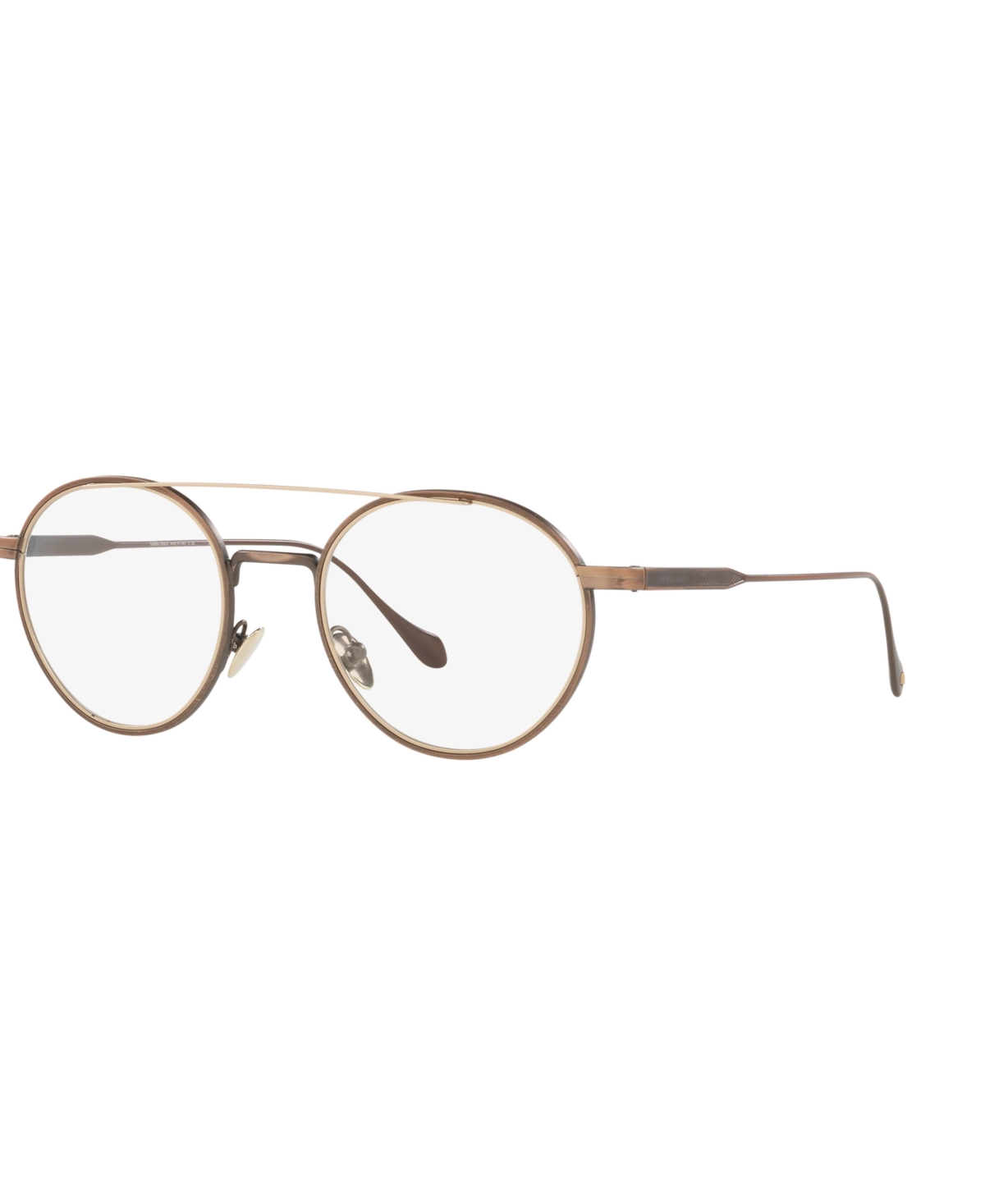 Click here for Giorgio Armani Mens Round Eyeglasses  AR5089 - Bru... prices