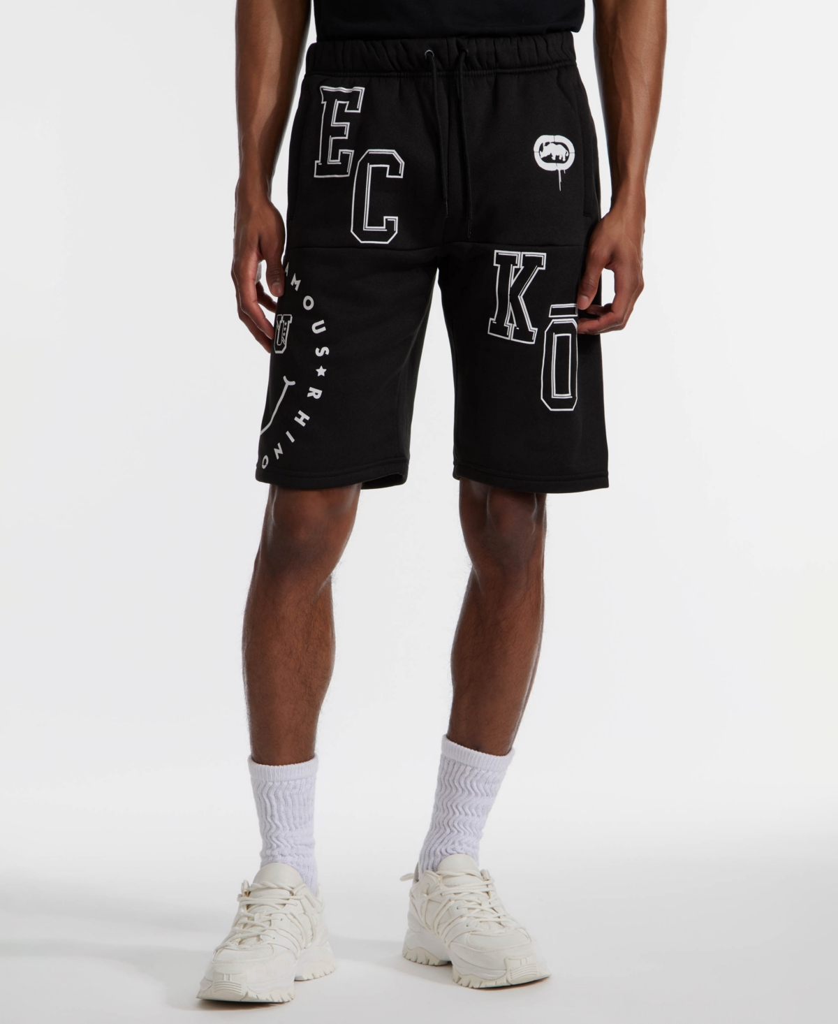 Click here for Ecko Unltd Mens Pro Rata Fleece Regular Fit Shorts... prices