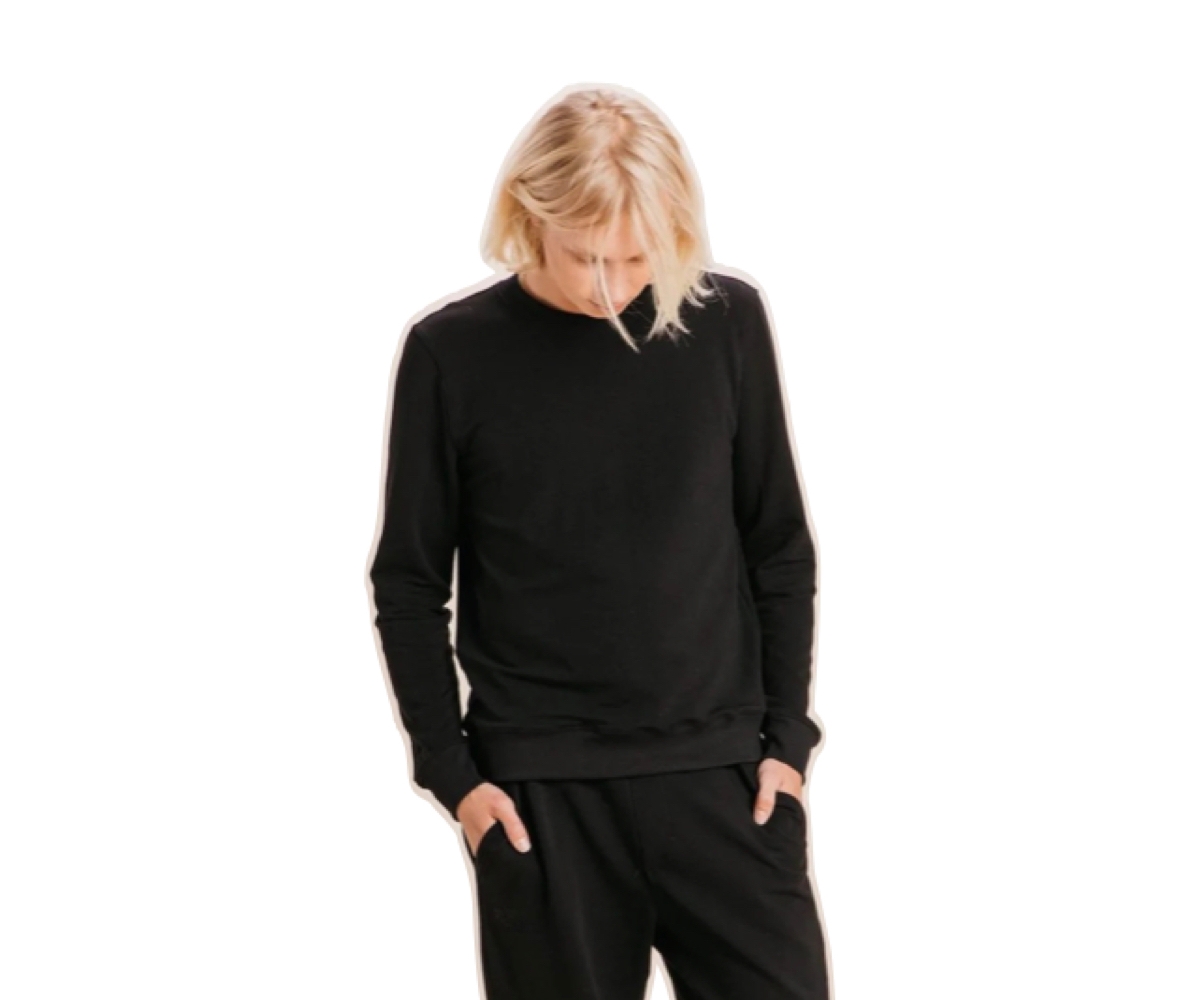 Click here for Ocio Mens Men s SoftCore Classic Crewneck - Black prices