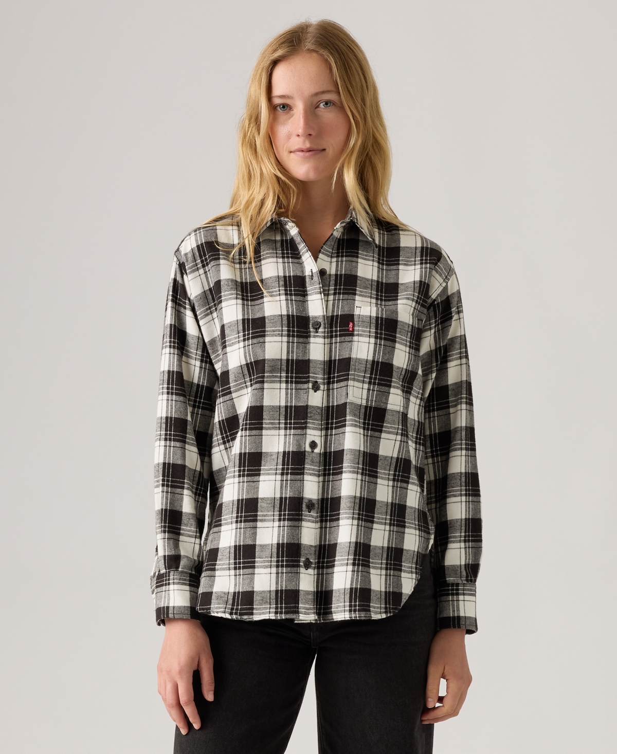 Click here for Levis Womens Henriette Flannel Long Sleeve Shirt -... prices