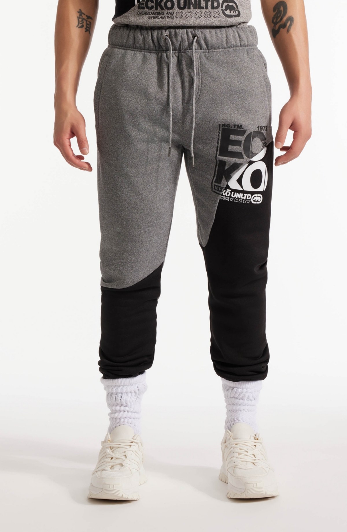 Click here for Ecko Unltd Mens Regular Fit Joggers Pants - Gray M... prices