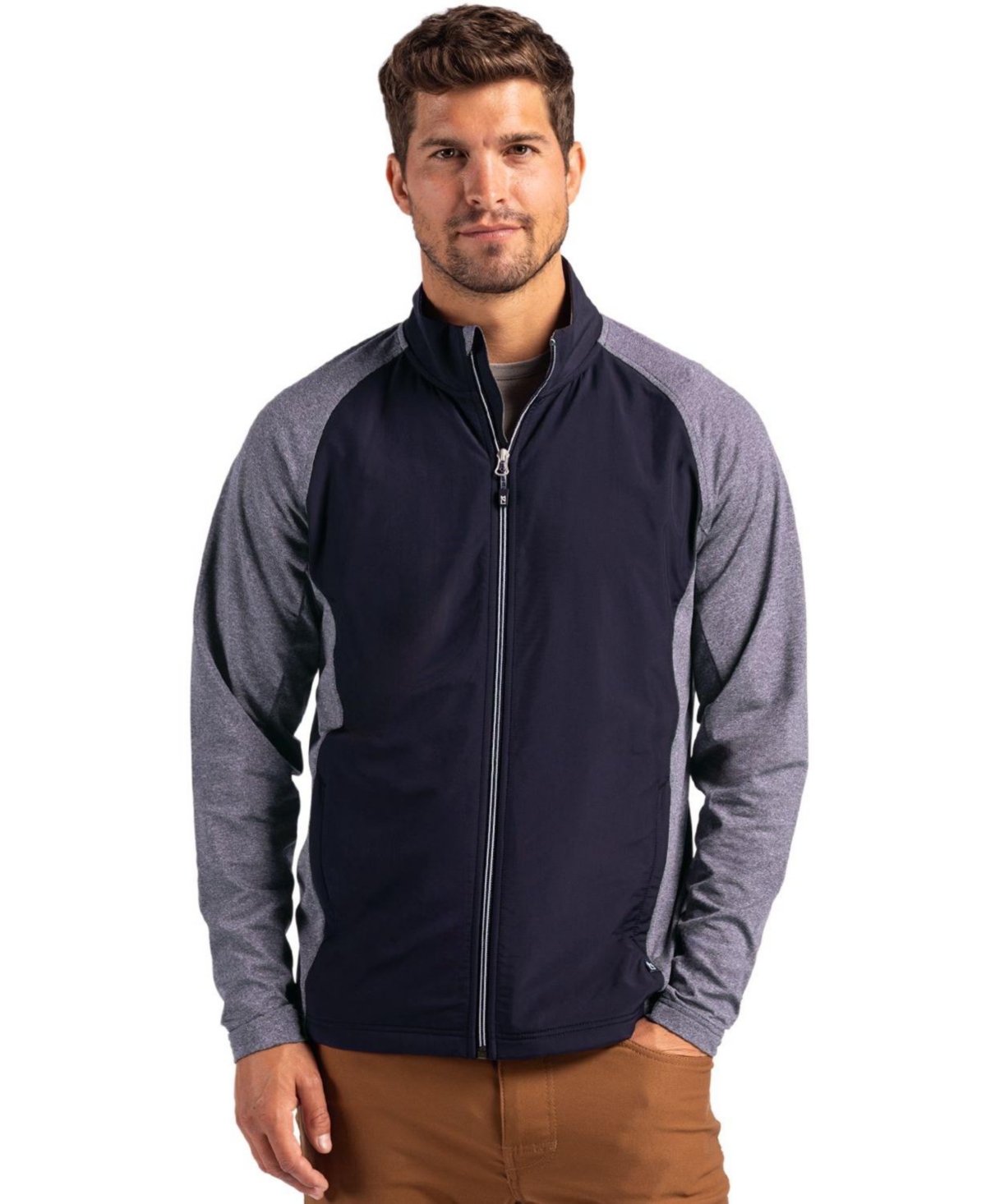 Click here for Cutter & Buck Mens Adapt Eco Knit Hybrid Recycled... prices