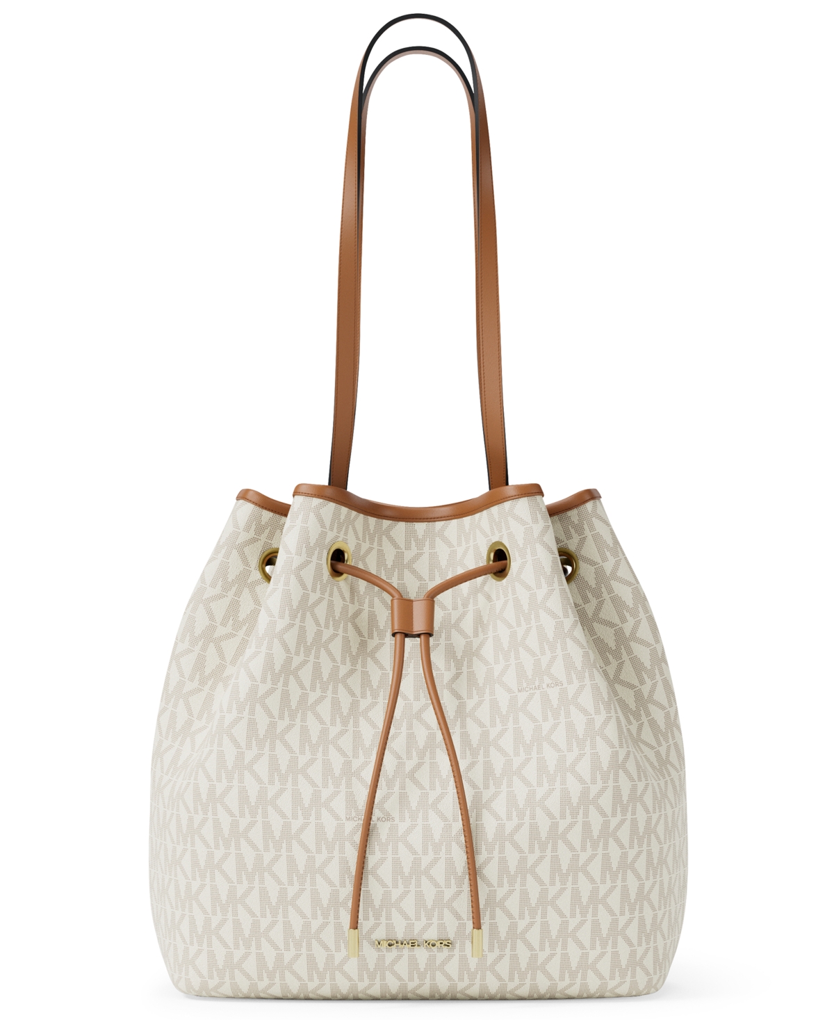 Click here for Michael Kors Medium Tote Bag - Vanilla/Acorn prices