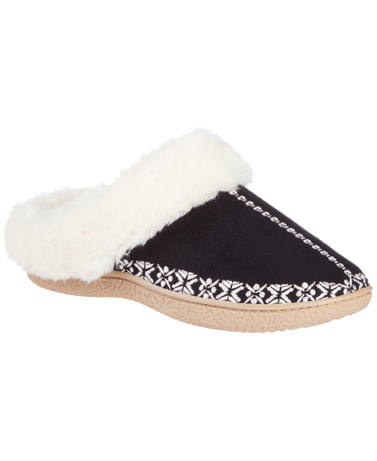 Click here for Isotoner Signature Womens Clara Embroidered Microt... prices