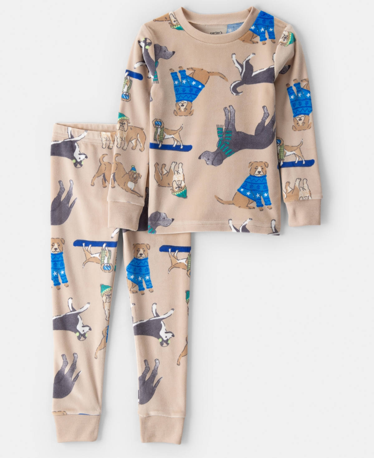 Click here for Carters Boys Toddler 2T-5T 2-Piece Dog Print Snug... prices