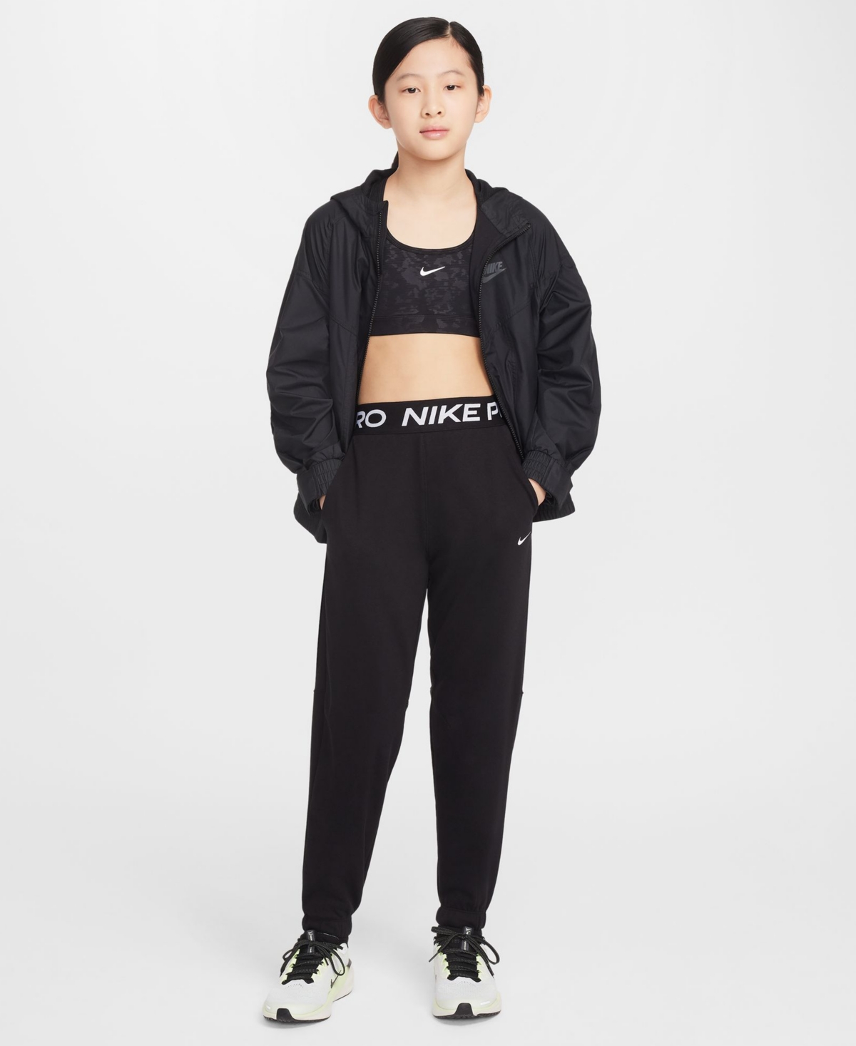 Click here for Nike Girls 7-16 Fleece Dri-fit Pull-On Joggers - B... prices