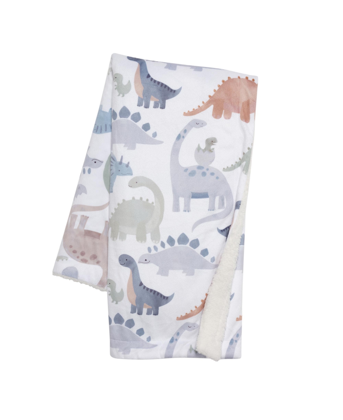 Click here for Lambs & Ivy Dino-Might Ultra-Soft Fleece Watercolo... prices
