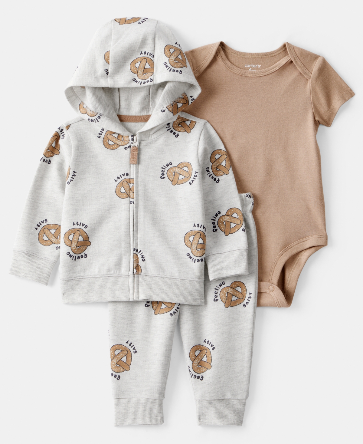 Click here for Carters Baby Boys 3-Piece Long-Sleeve Hoodie  Body... prices