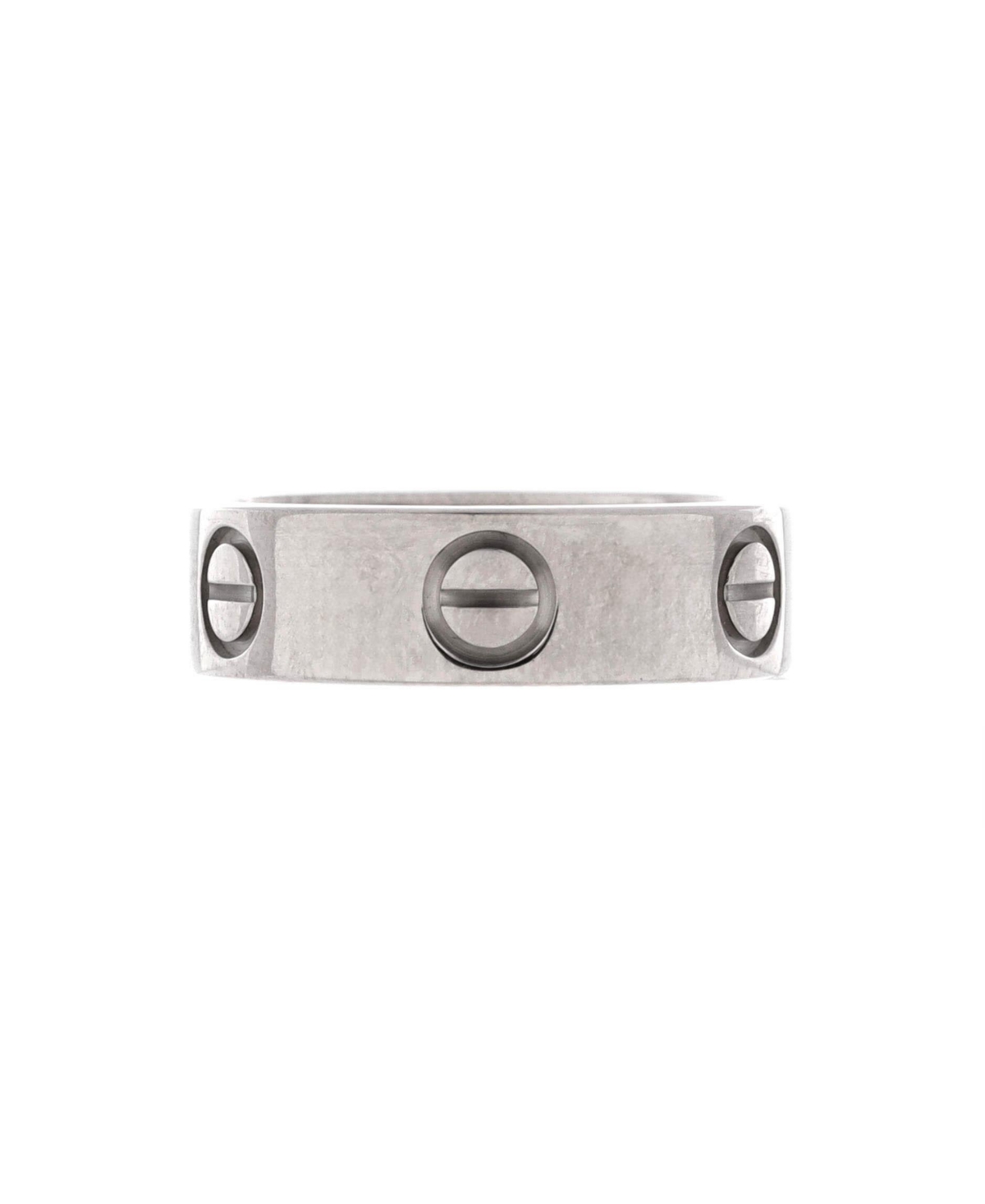 Click here for Pre-Owned Cartier Love Band Ring - 18k white gold prices