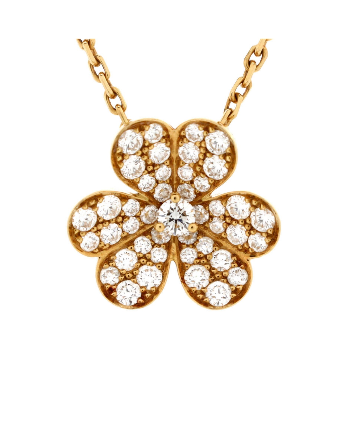 Click here for Pre-Owned Van Cleef & Arpels Frivole Pendant Neckl... prices