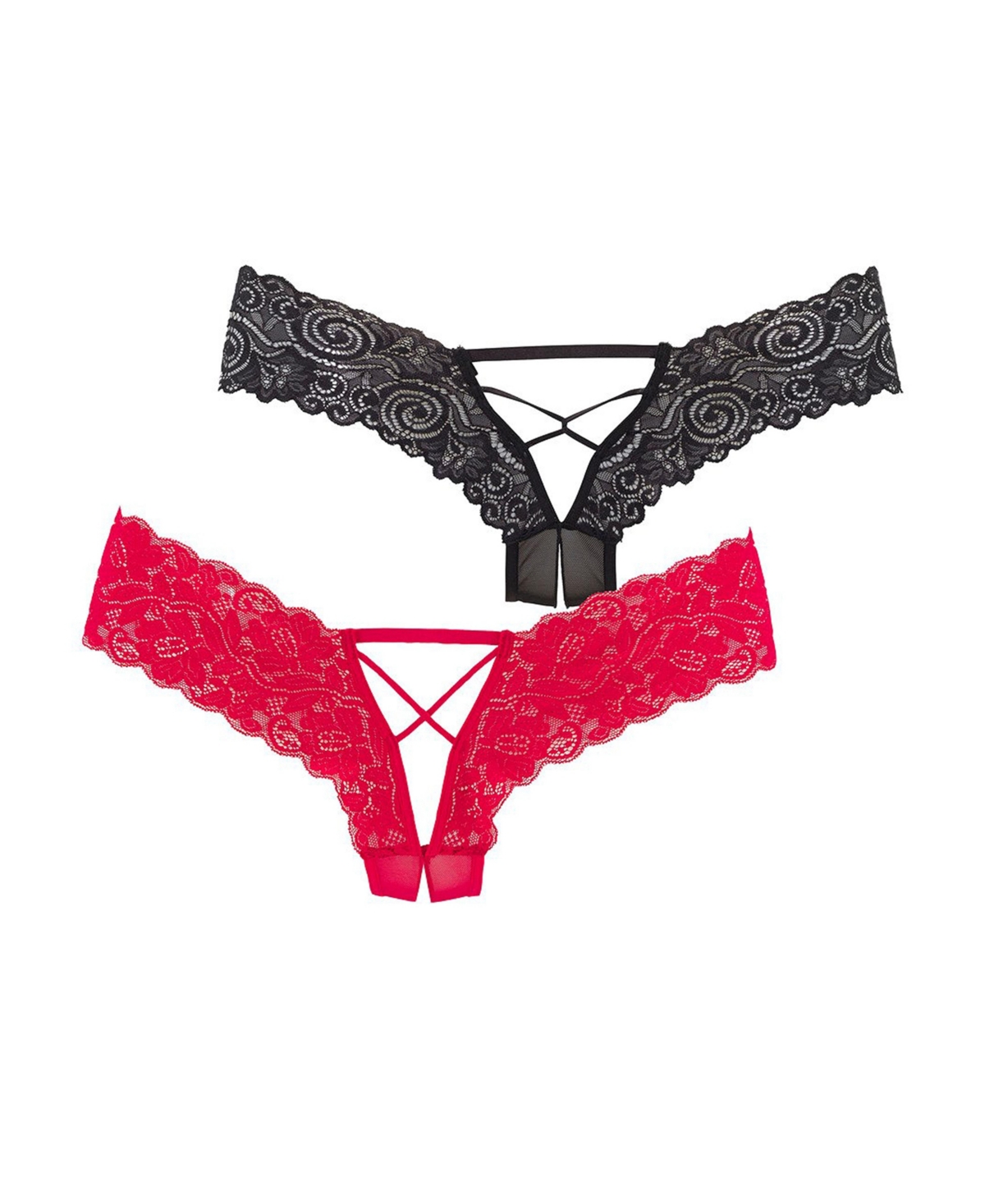 Click here for Lascana Womens 2 Pack Strappy Open Thongs - Black... prices