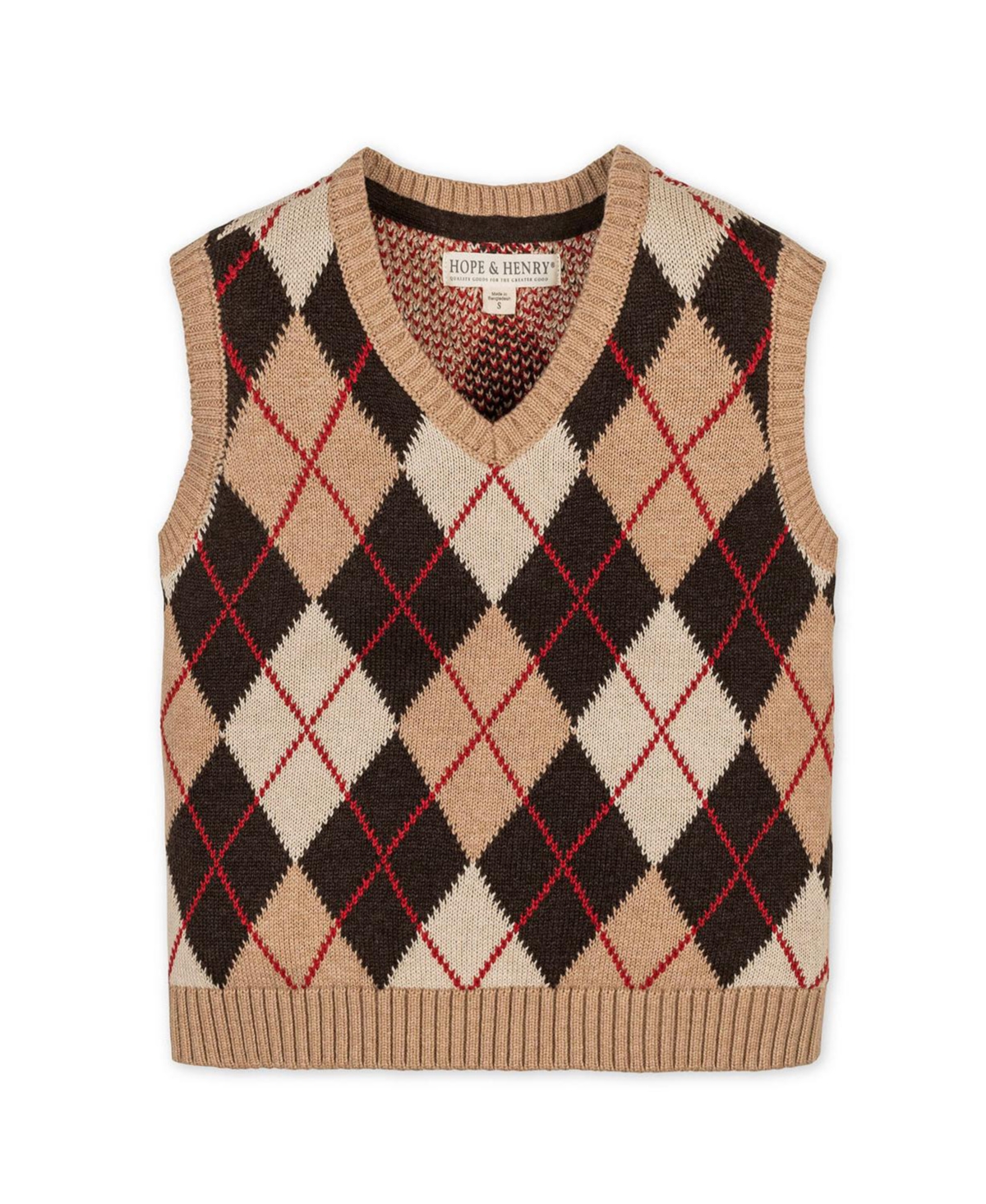 Click here for Hope & Henry Little and Big Boys Organic V-Neck Ar... prices