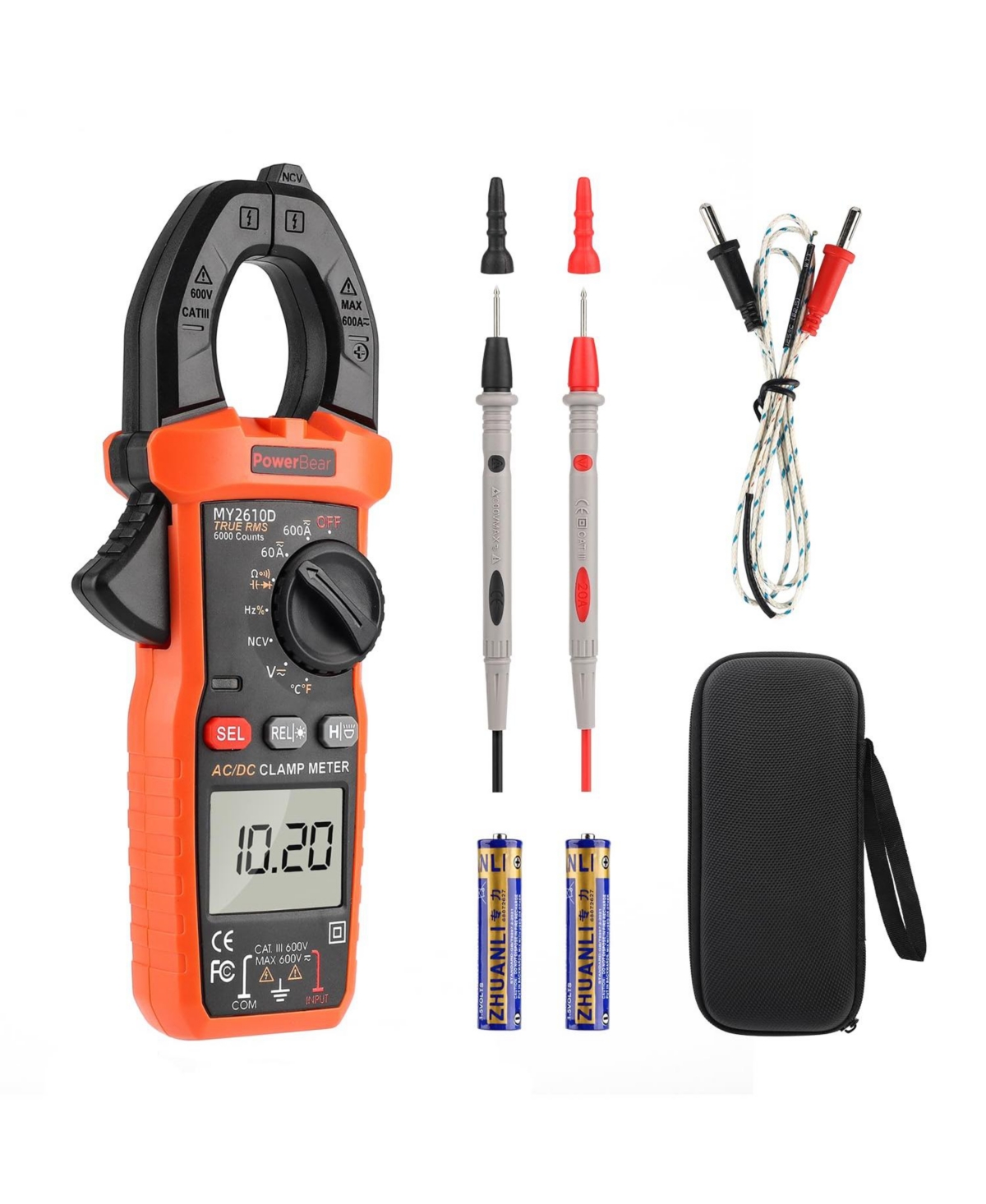 Click here for Powerbear Digital Clamp Meter Multimeter Auto Rang... prices