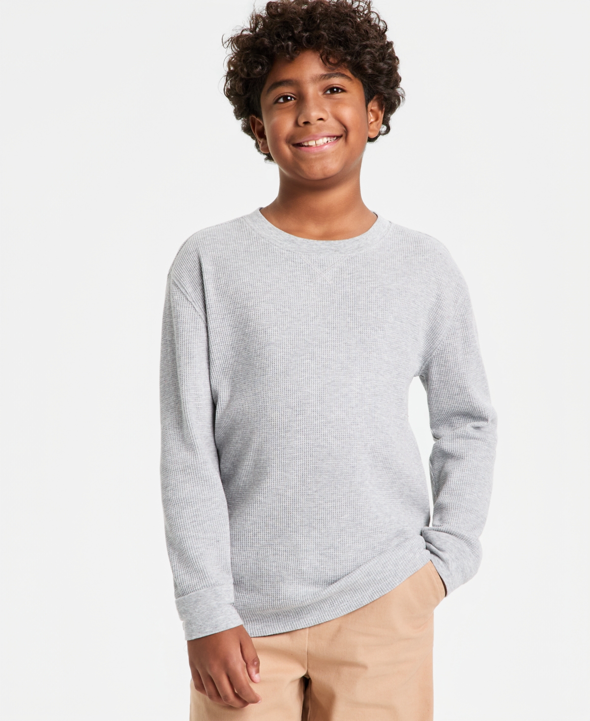 Click here for Epic Threads Boys 5-20 Thermal Long-Sleeve Crewnec... prices