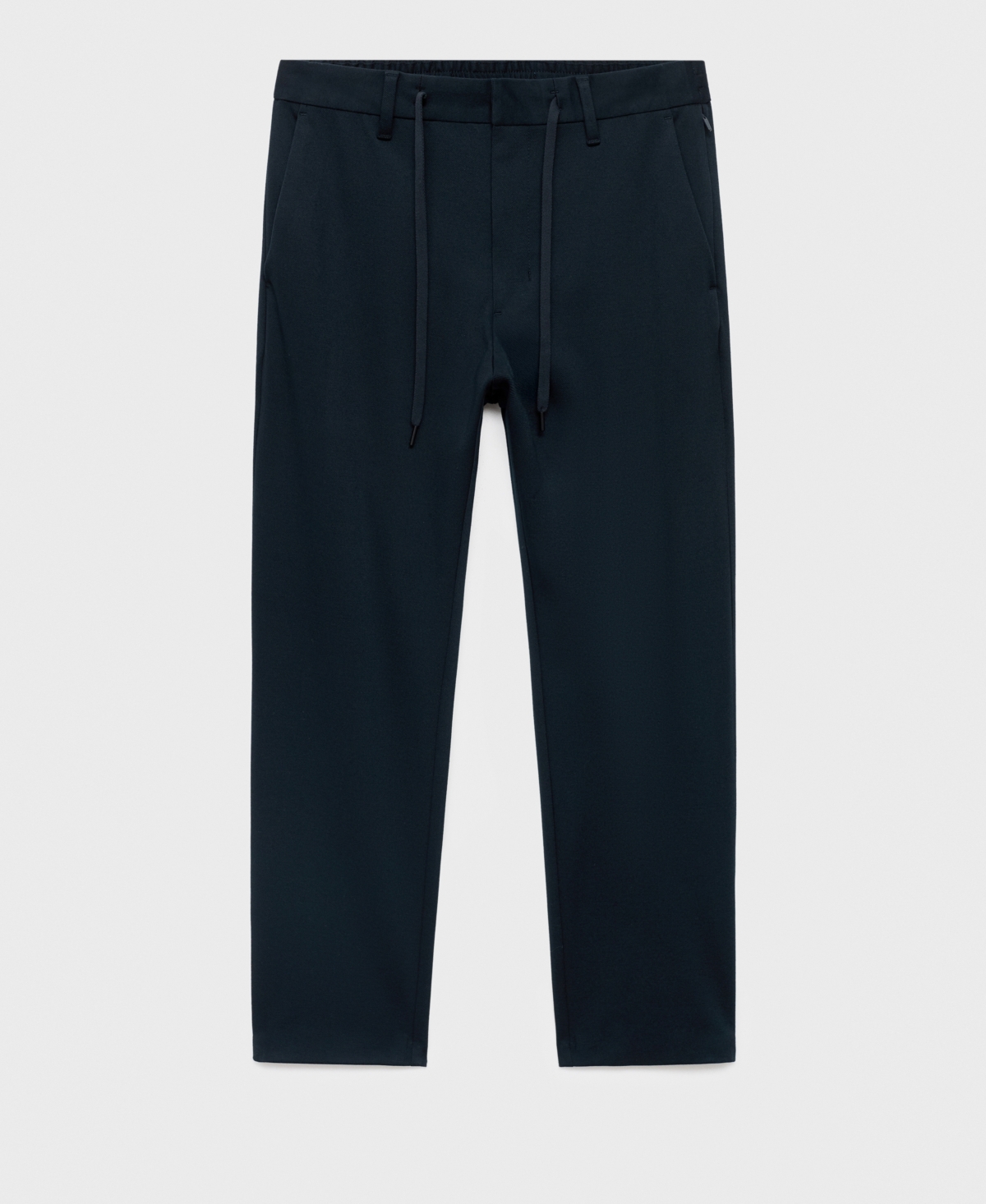 Click here for Mango Mens Stretch Fabric Slim-Fit Pants - Navy prices