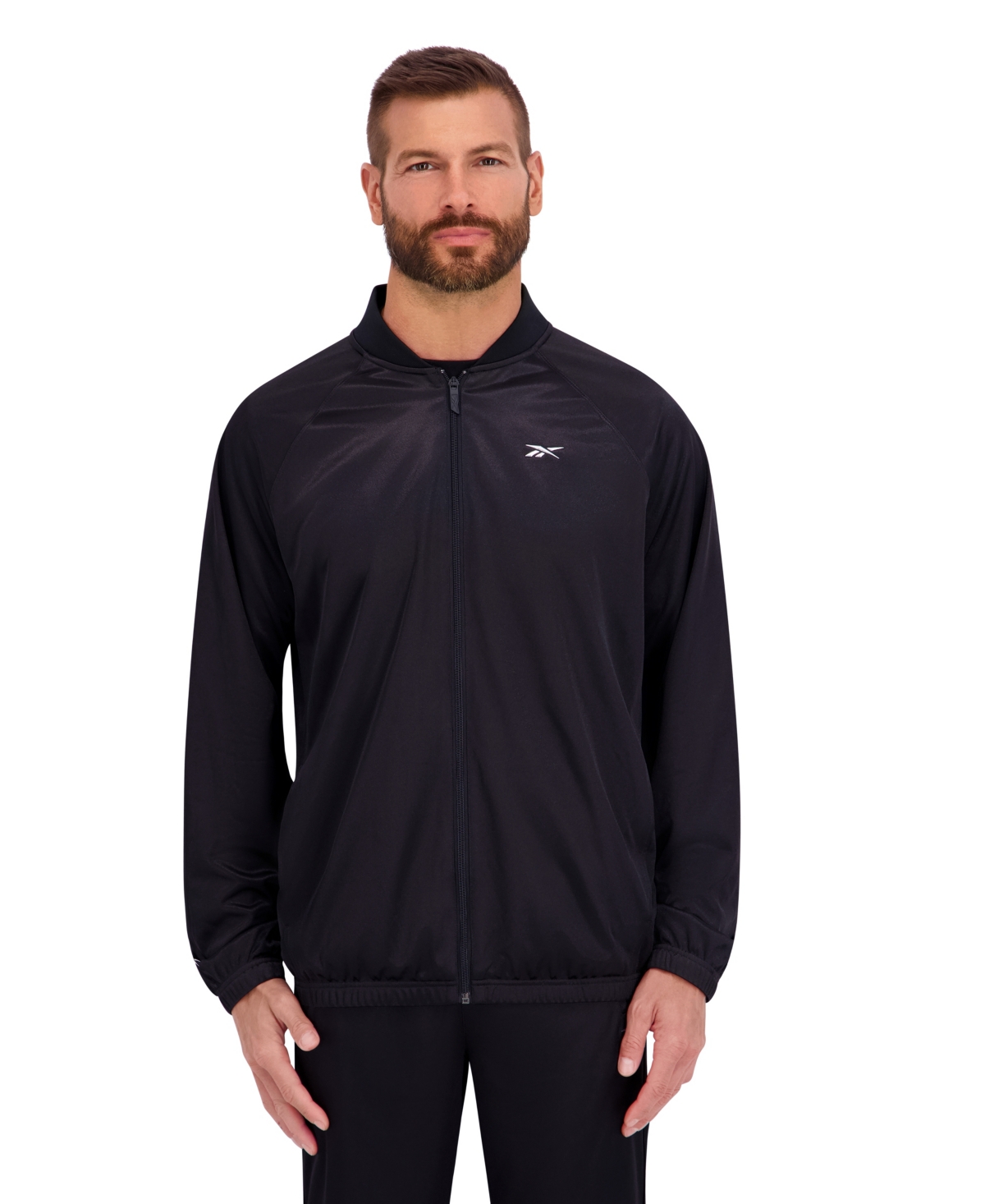 Click here for Reebok Mens Dazzle Raglan Sleeve Bomber Jacket - B... prices