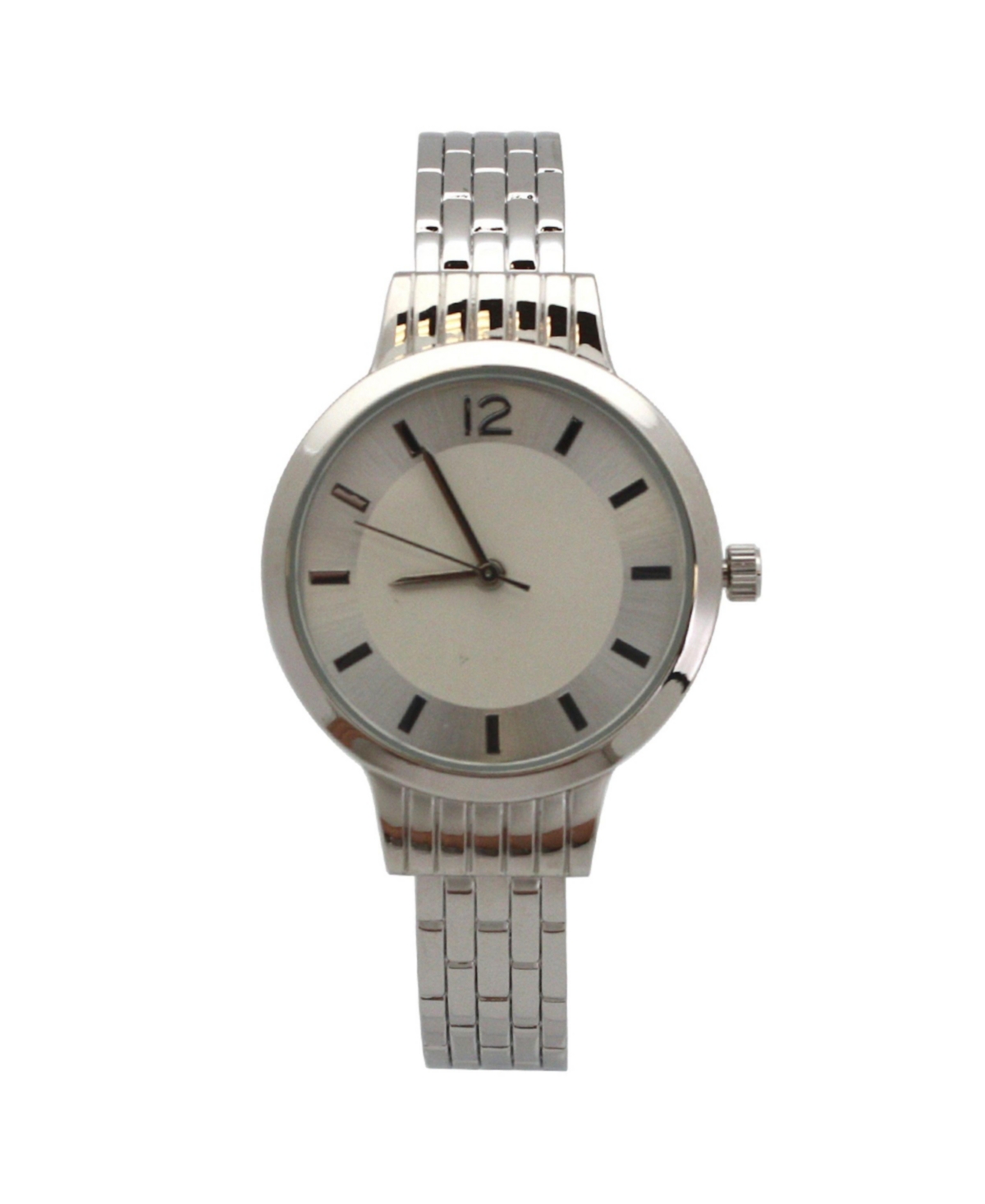 Click here for Olivia Pratt Silver Textured Bangle Watch - Silver prices