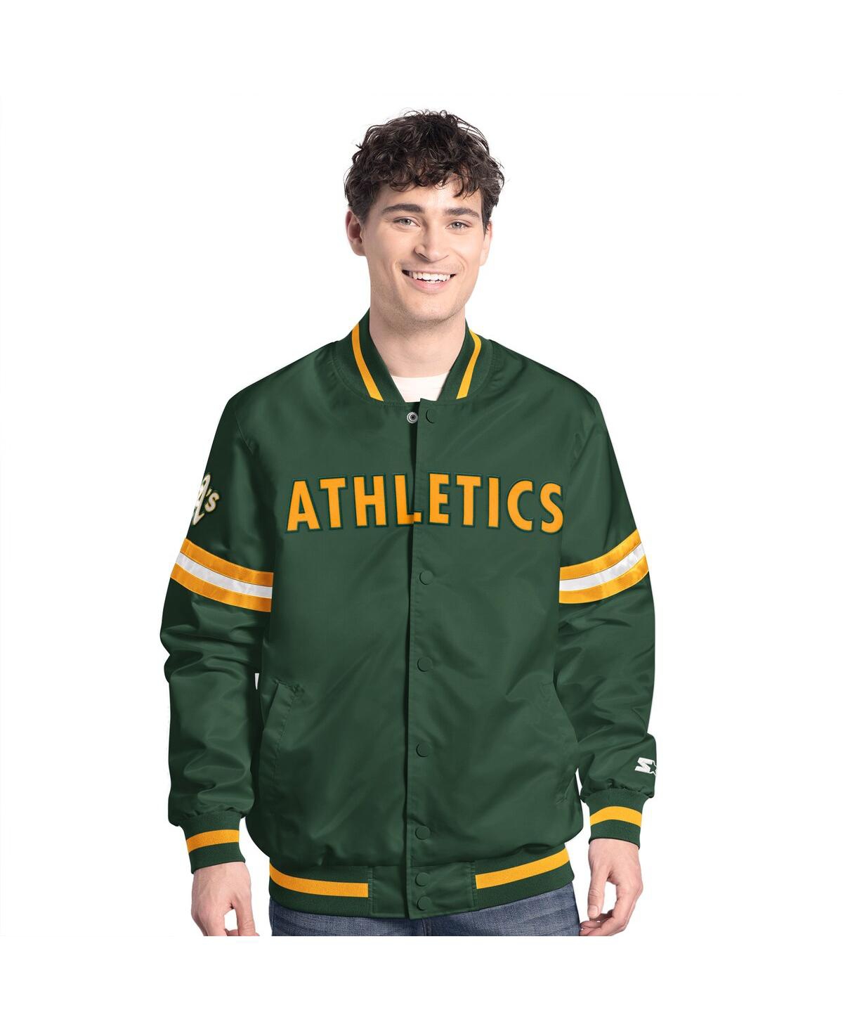 Click here for Starter MensÂ Green Athletics Scout Full-Snap Vars... prices