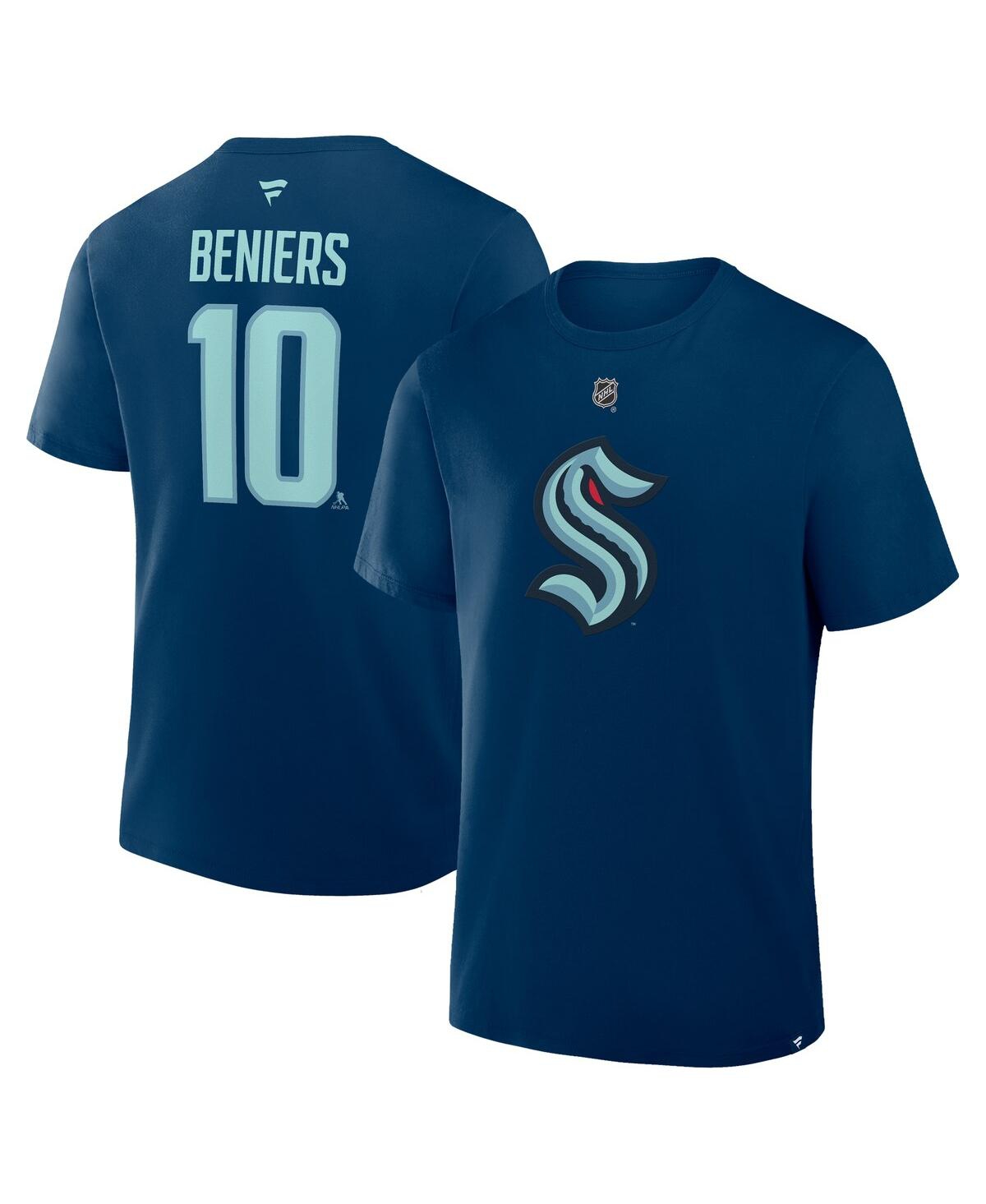Click here for Fanatics Mens Matty Beniers Deep Sea Blue Seattle... prices