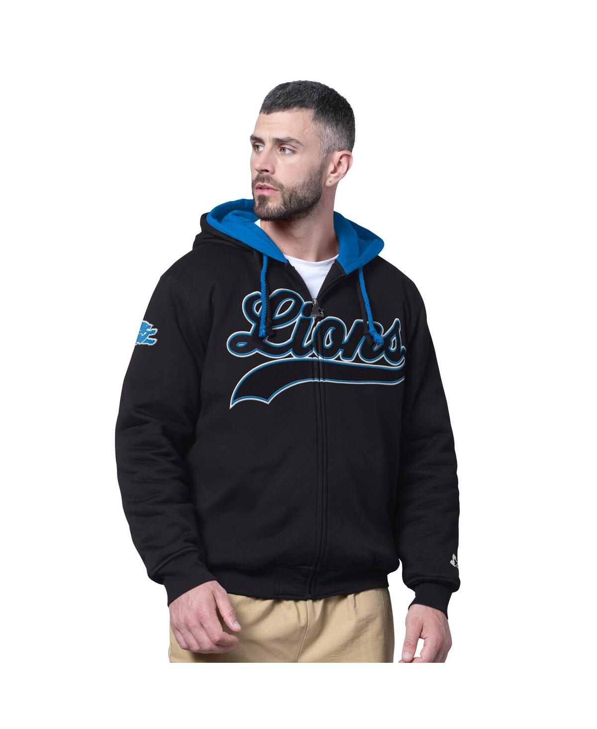 Click here for Starter Mens Black Detroit Lions Big Shot Full-Zip... prices