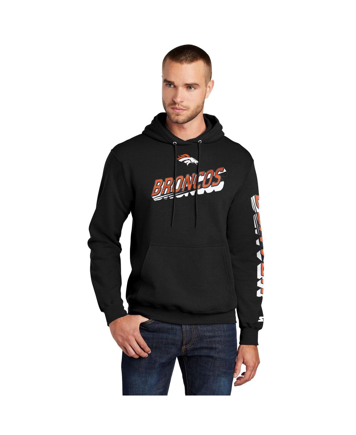 Click here for Starter Mens Black Denver Broncos Wordmark Logo Pu... prices