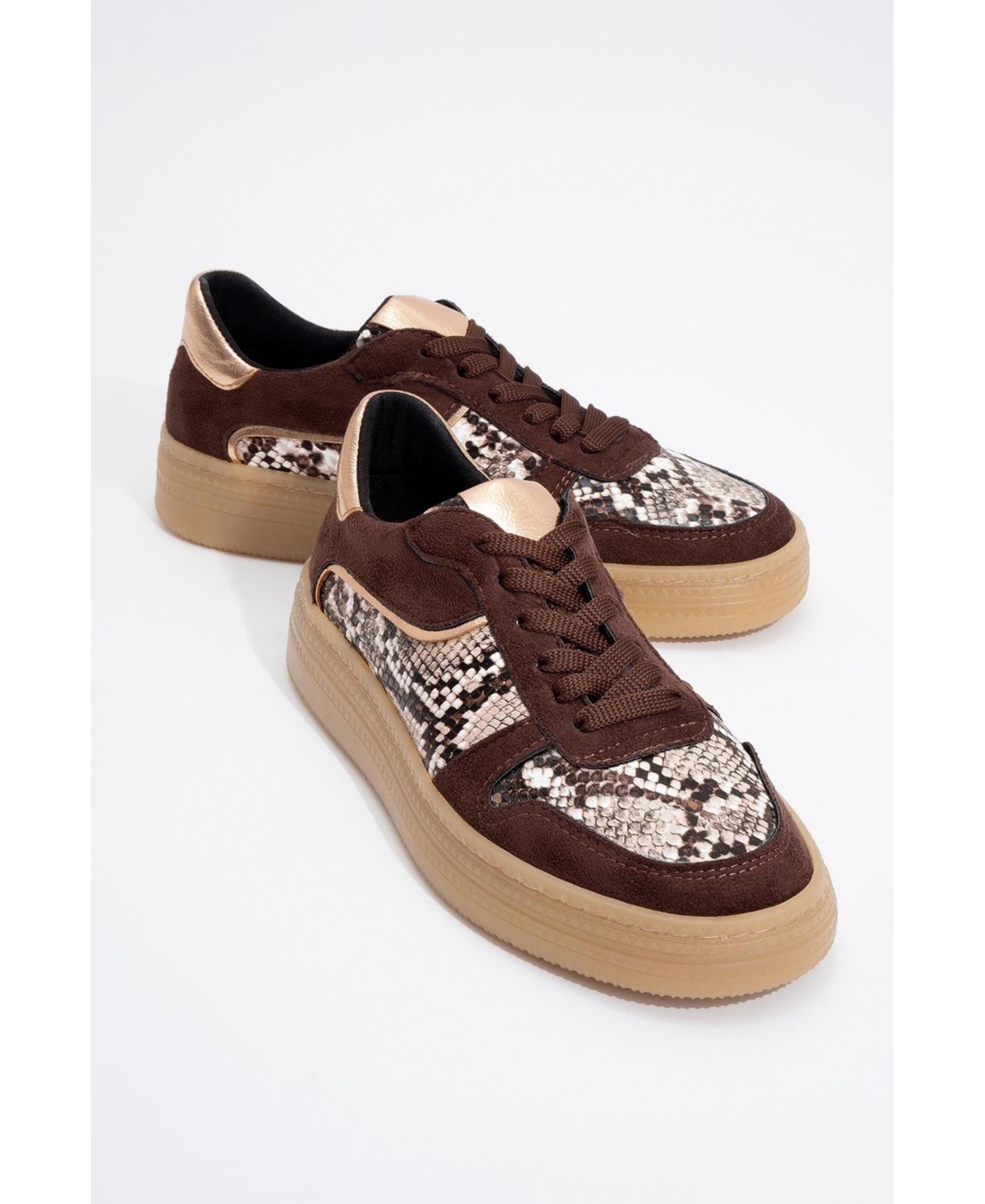 Click here for Prologue Shoes Montero Sneakers (Women) - Brown pr... prices
