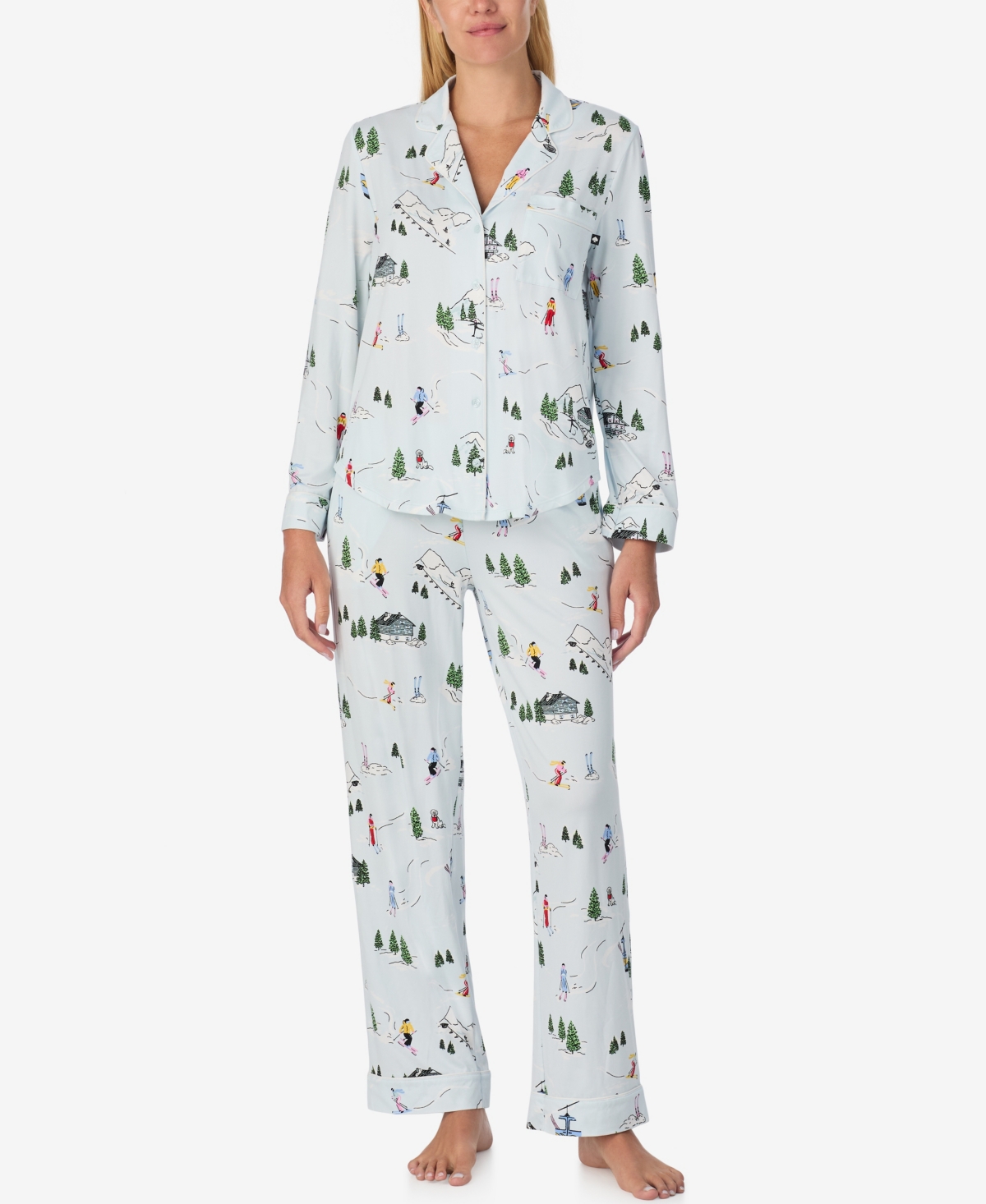 Click here for Kate Spade New York Womens 2-Piece Sleepwear Long-... prices