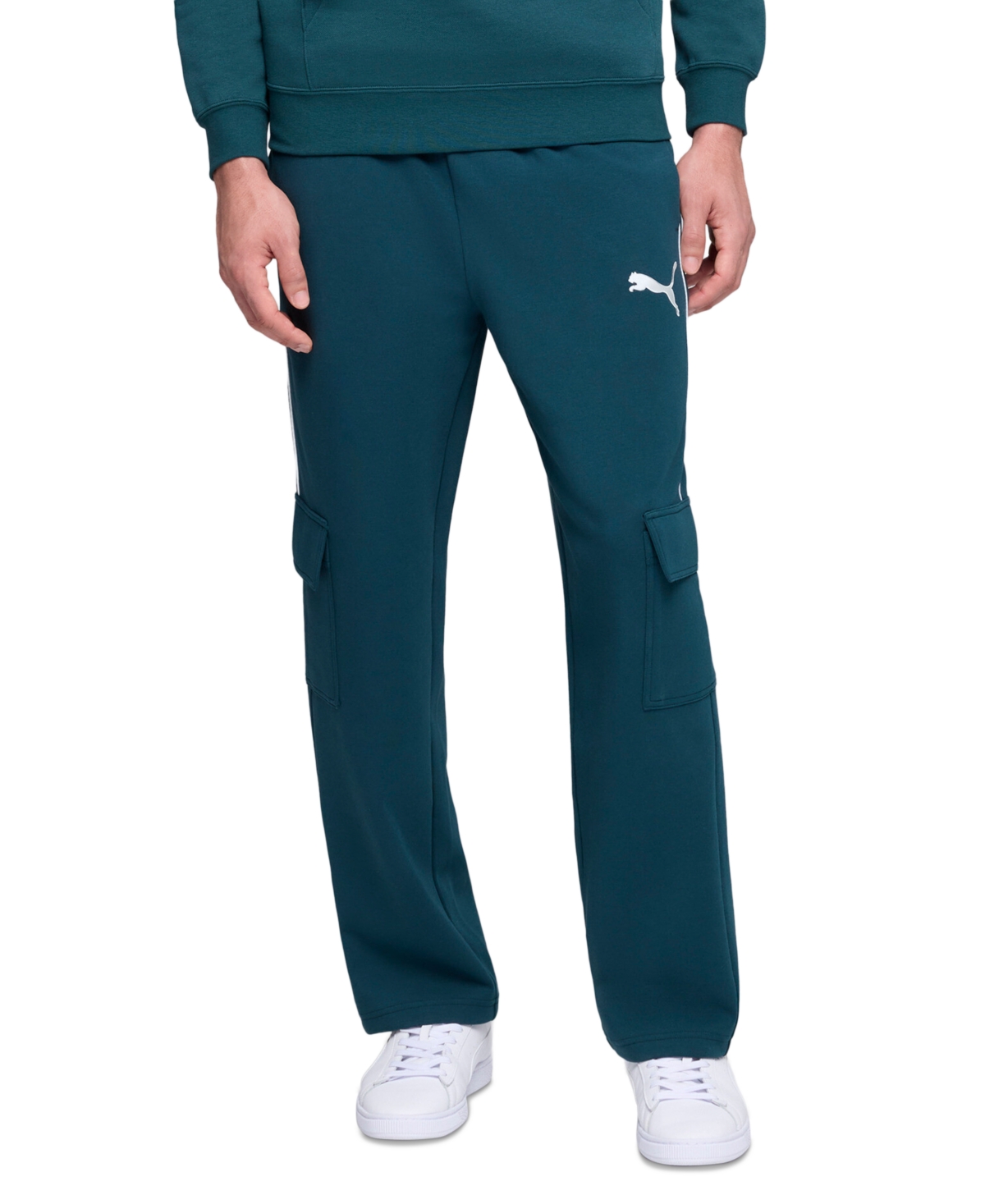 PUMA Mens Stretch Fabric Relaxed Fit Active Cargo Pant  Medium  Green