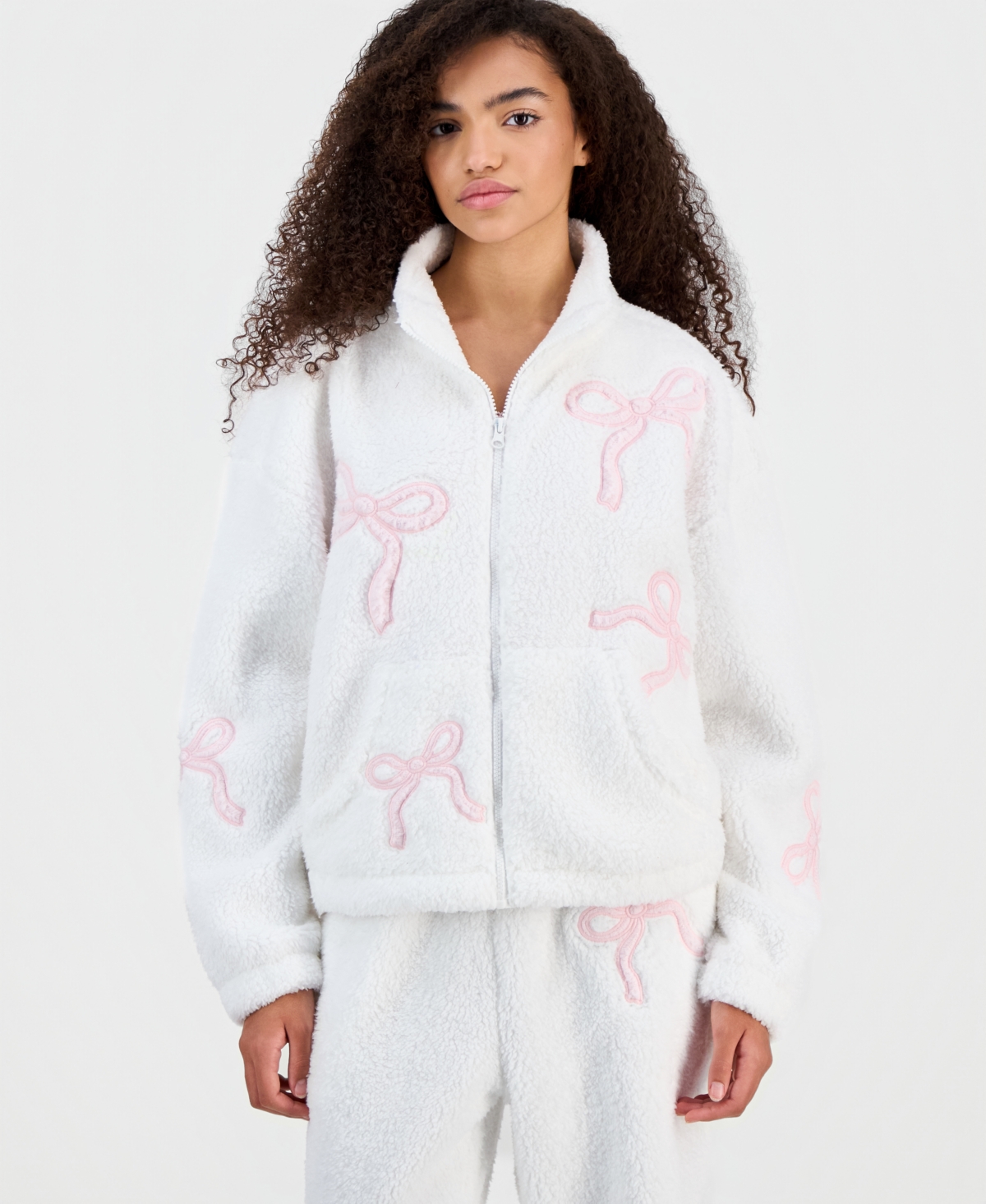 Click here for Madden Girl Juniors Sherpa Fleece Zip-Up Jacket -... prices