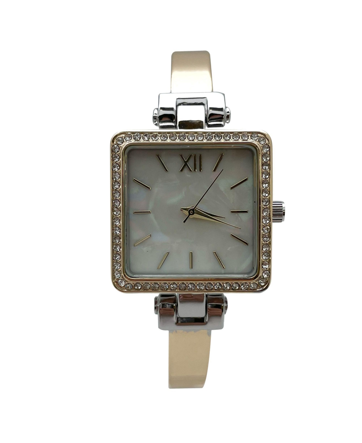 Click here for Olivia Pratt Two Tone Square Face Thin Rhinestone... prices
