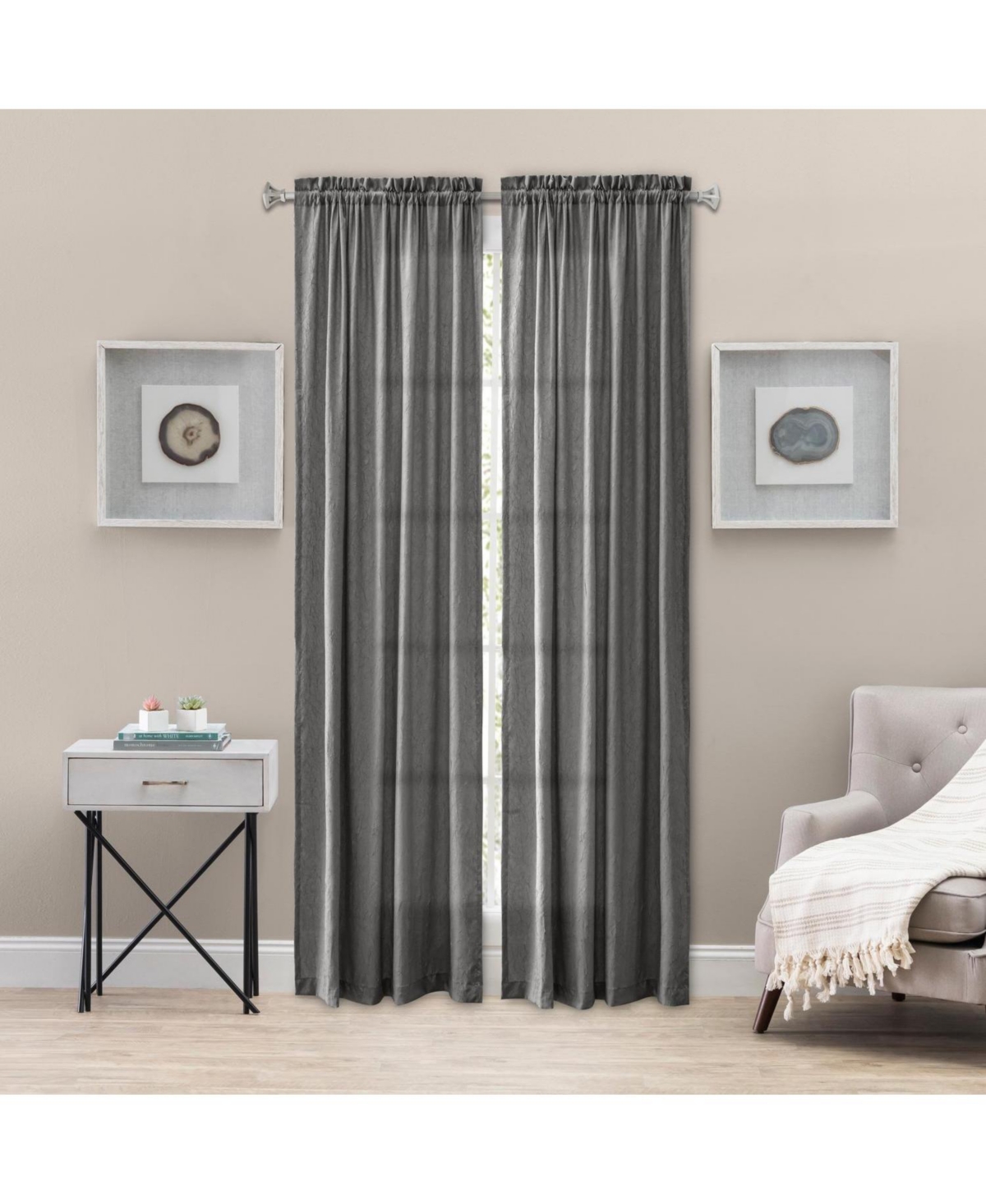 Click here for Ellis Curtain Portland Crushed Taffeta Rod Pocket... prices