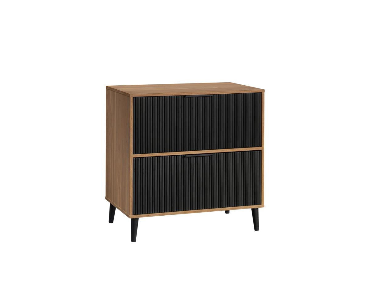 Click here for Casainc Storage Cabinet with 2 Drawers - Walnut+bl... prices