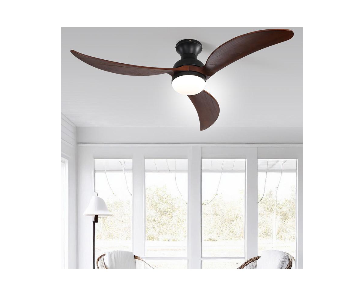 Click here for 52-inch Modern Classic Black 3-Blade Flush Mount w... prices