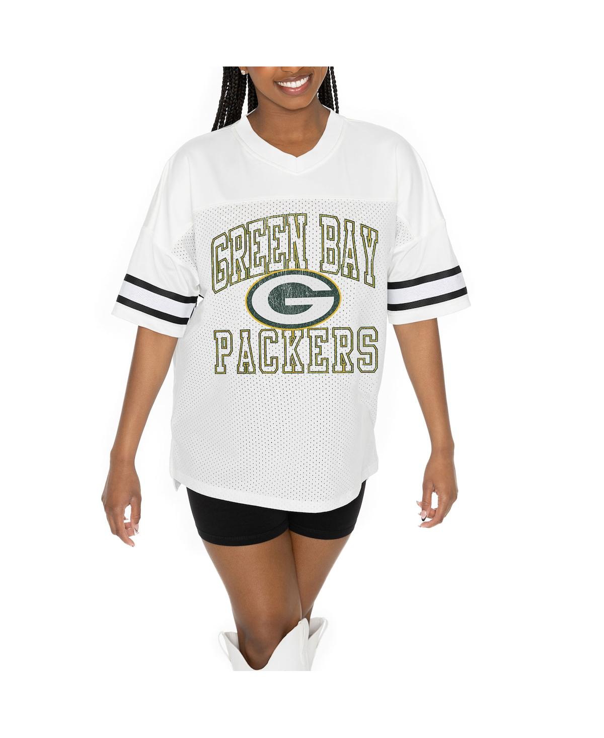 Click here for Gameday Couture Womens White Green Bay Packers Ove... prices