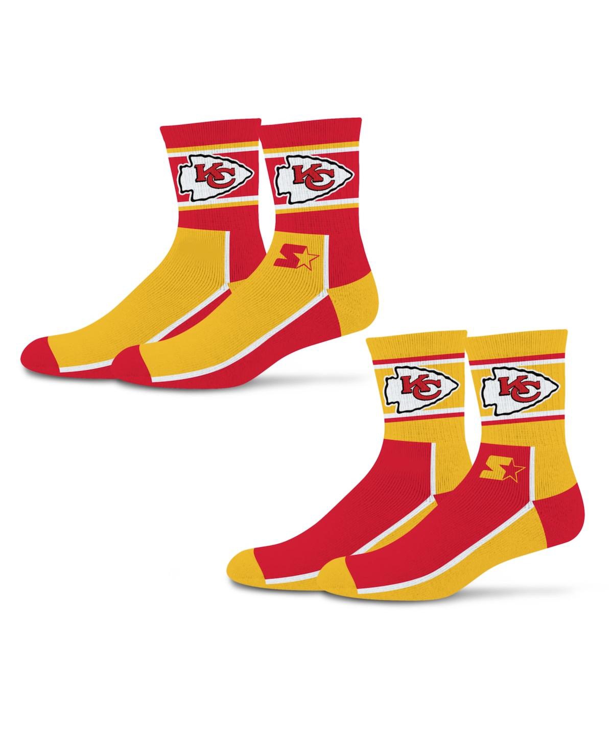 Click here for Starter Mens and Womens 2-Pack Red/Gold Kansas Cit... prices