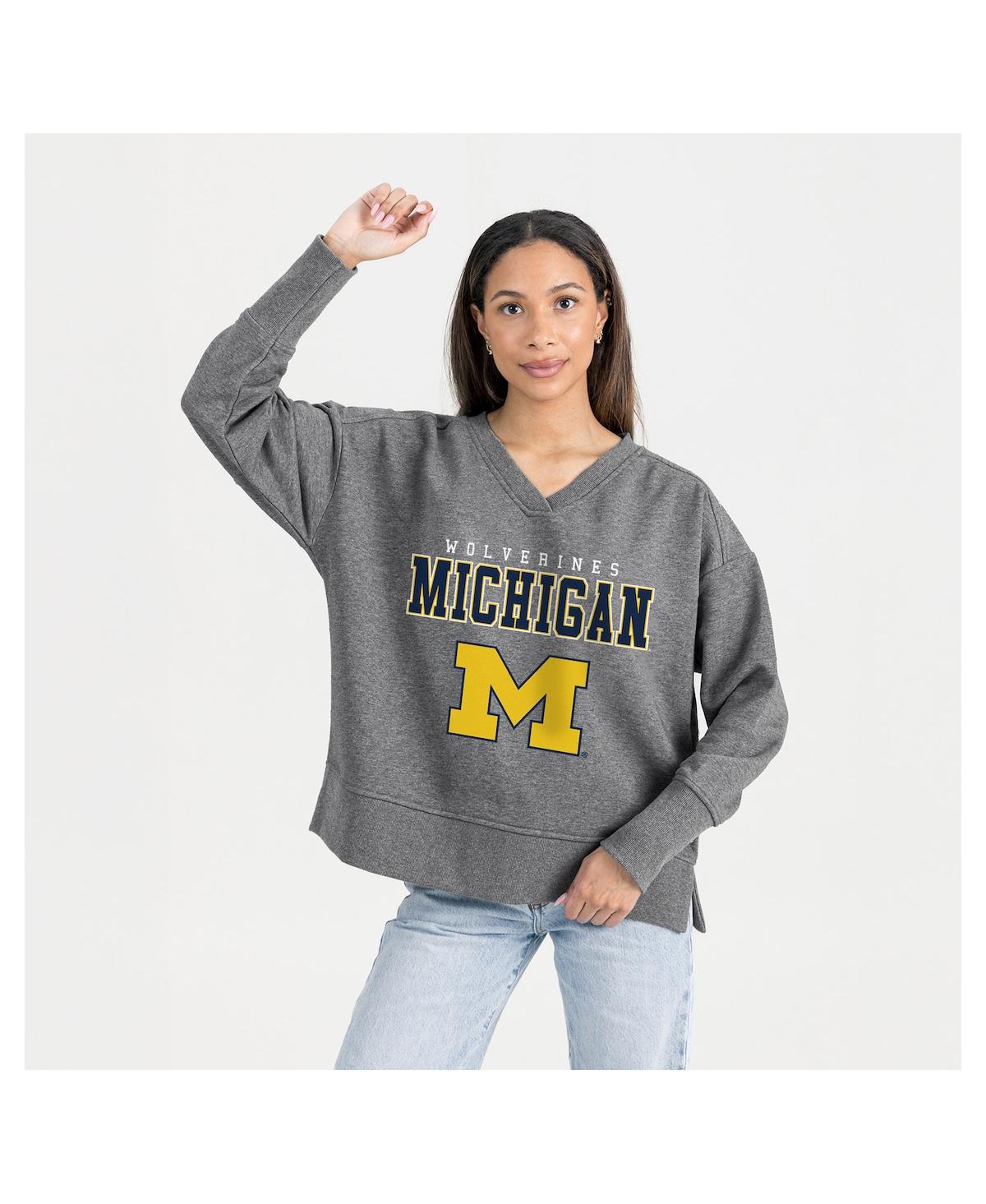 Click here for Gameday Couture Womens Gray Michigan Wolverines Fr... prices