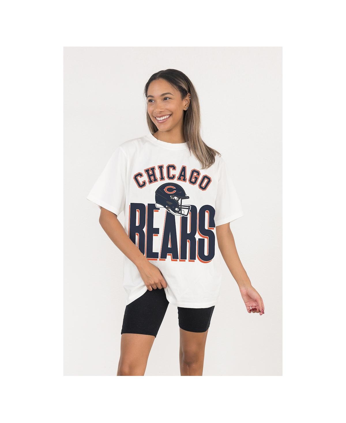 Click here for Gameday Couture Womens White Chicago Bears Oversiz... prices