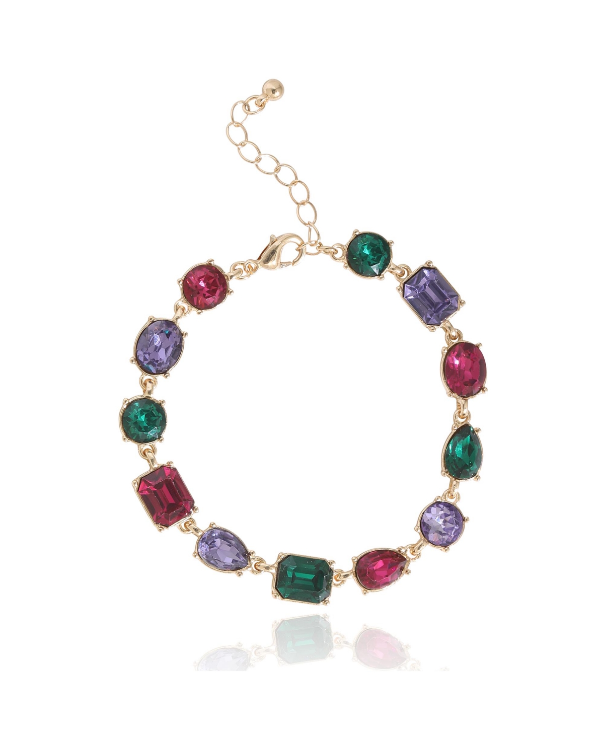 Click here for BCBGeneration Multi-Stone Gem Bracelet - Gold prices