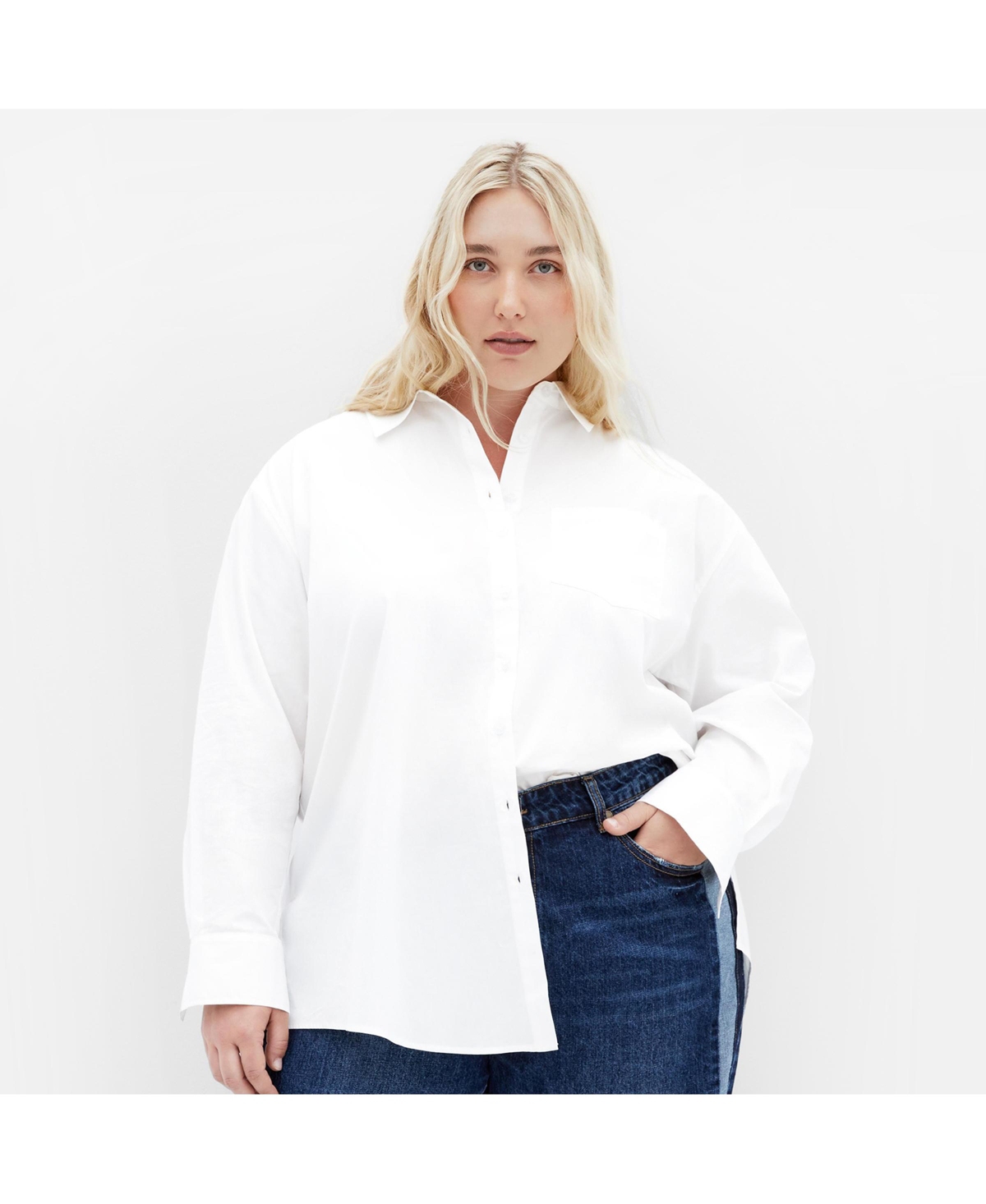 Click here for City Chic Womens Callie Shirt - Ivory prices