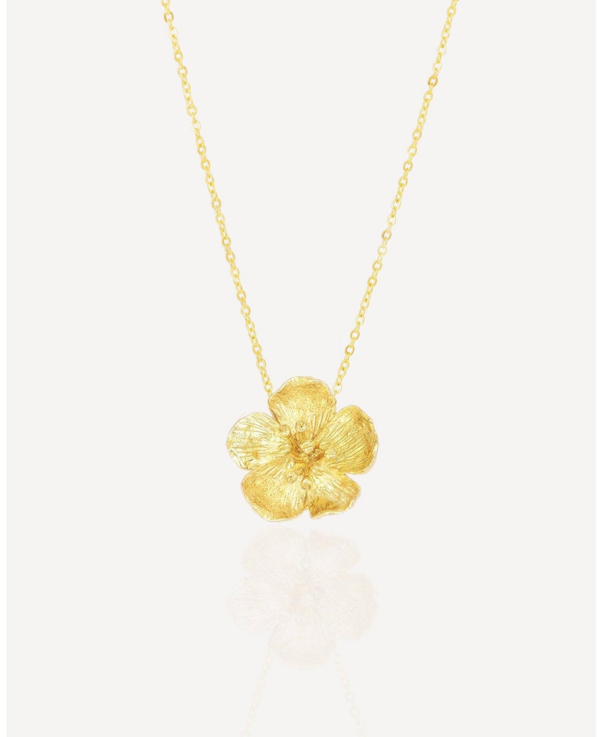 Click here for Ottoman Hands Buttercup Flower Pendant Necklace -... prices