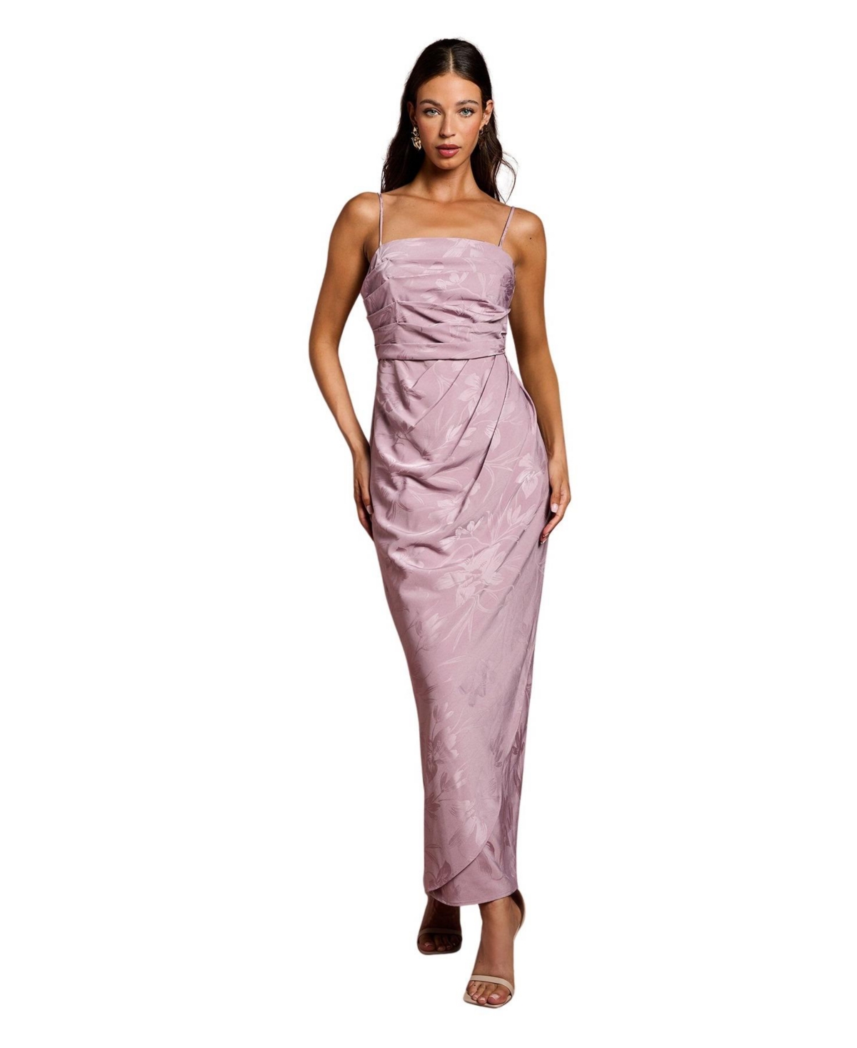 Click here for Coast Womens Midaxi Dress With Wrap Skirt - Lilac prices