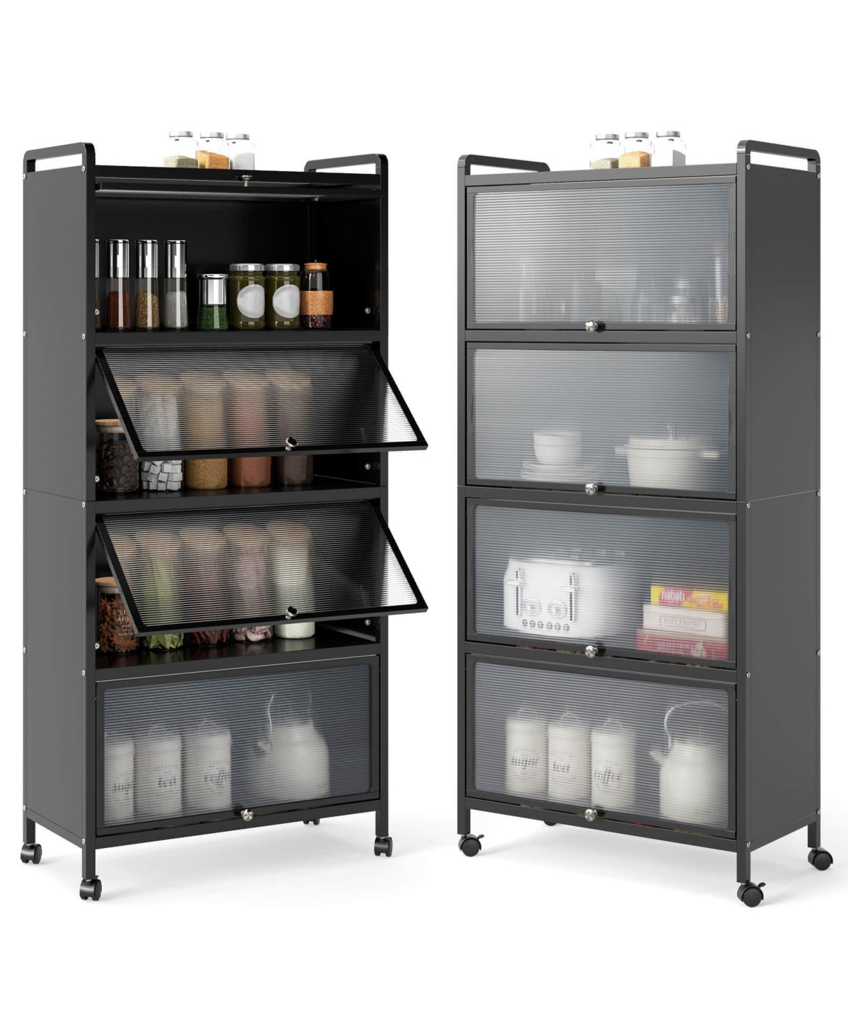 Click here for 4-Tier Storage Cabinet with Door Freestanding Bath... prices