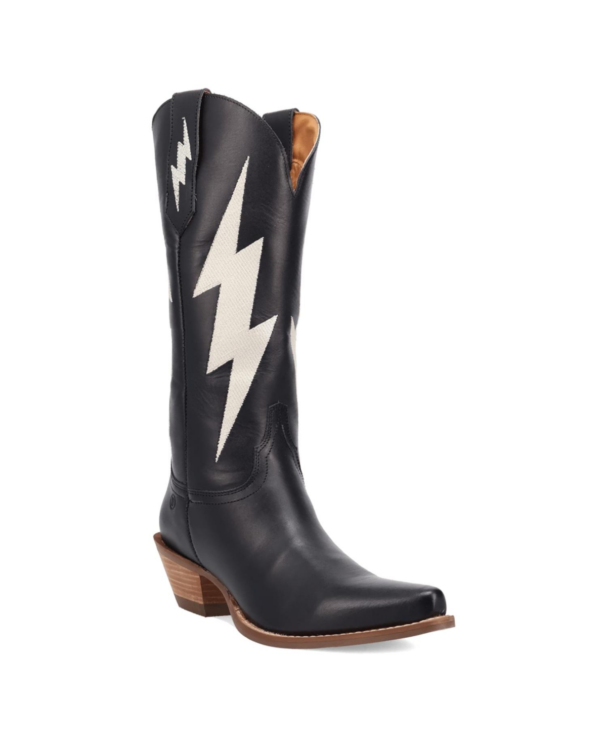 Click here for Dingo Womens Thunderbolt Leather Boot - Black prices