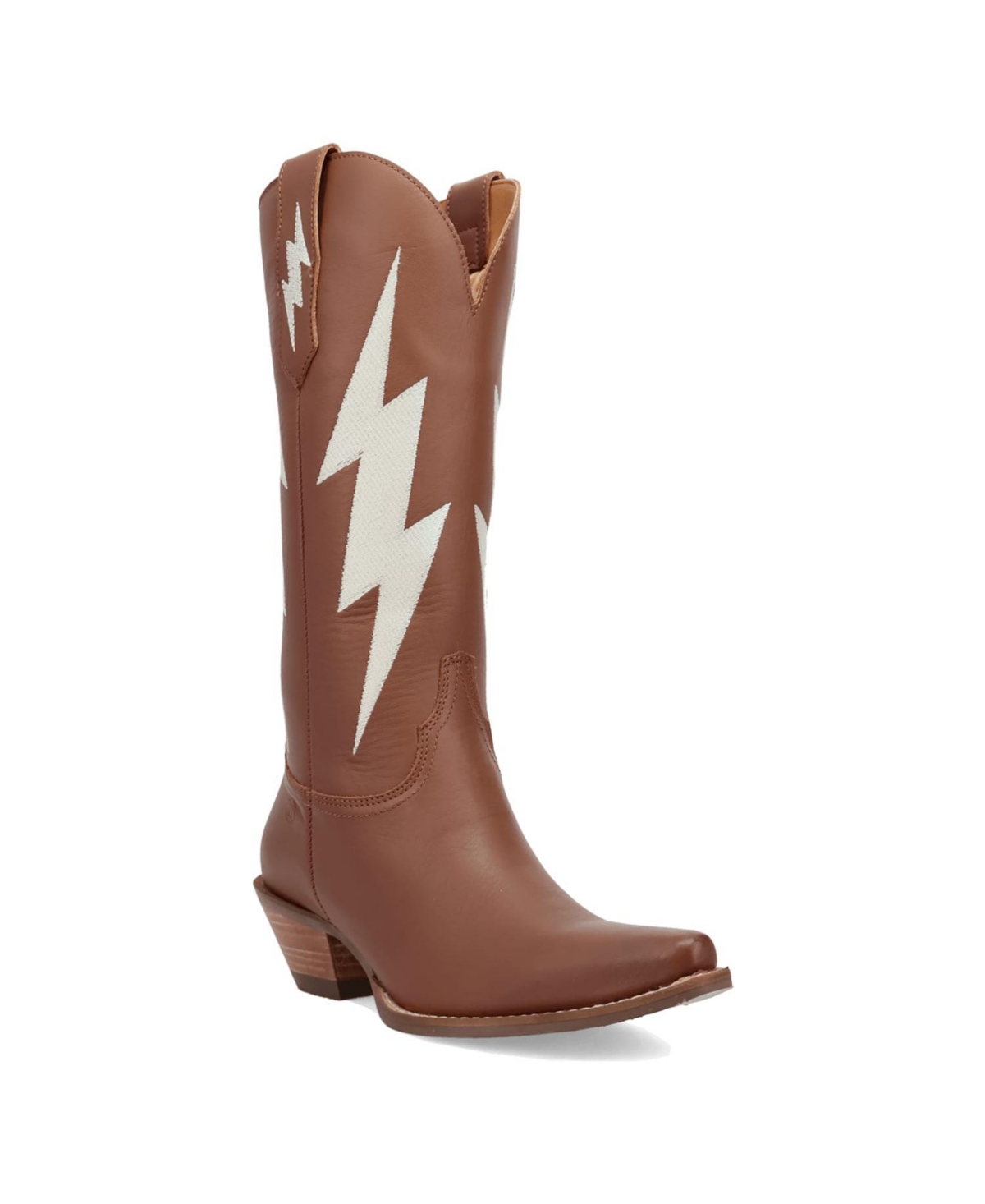 Click here for Dingo Womens Thunderbolt Leather Boot - Brown prices
