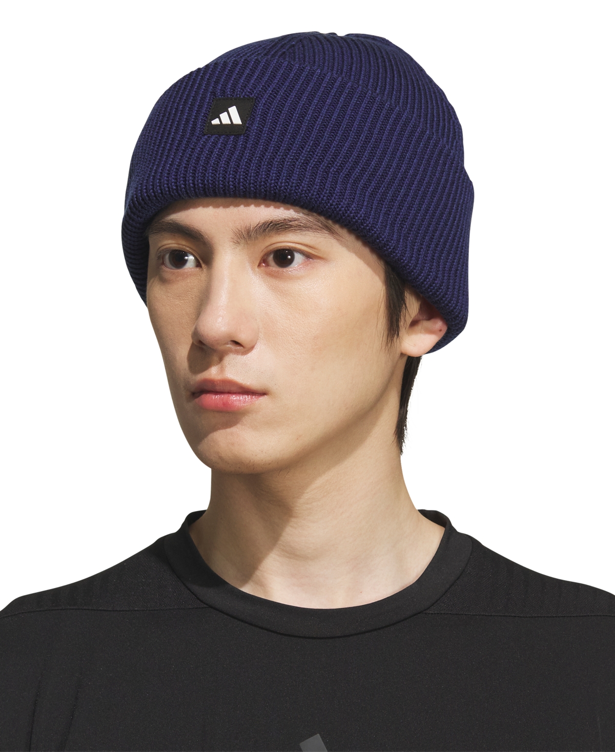Click here for adidas Mens Premium Cuff Fold Beanie - Dark Blue prices