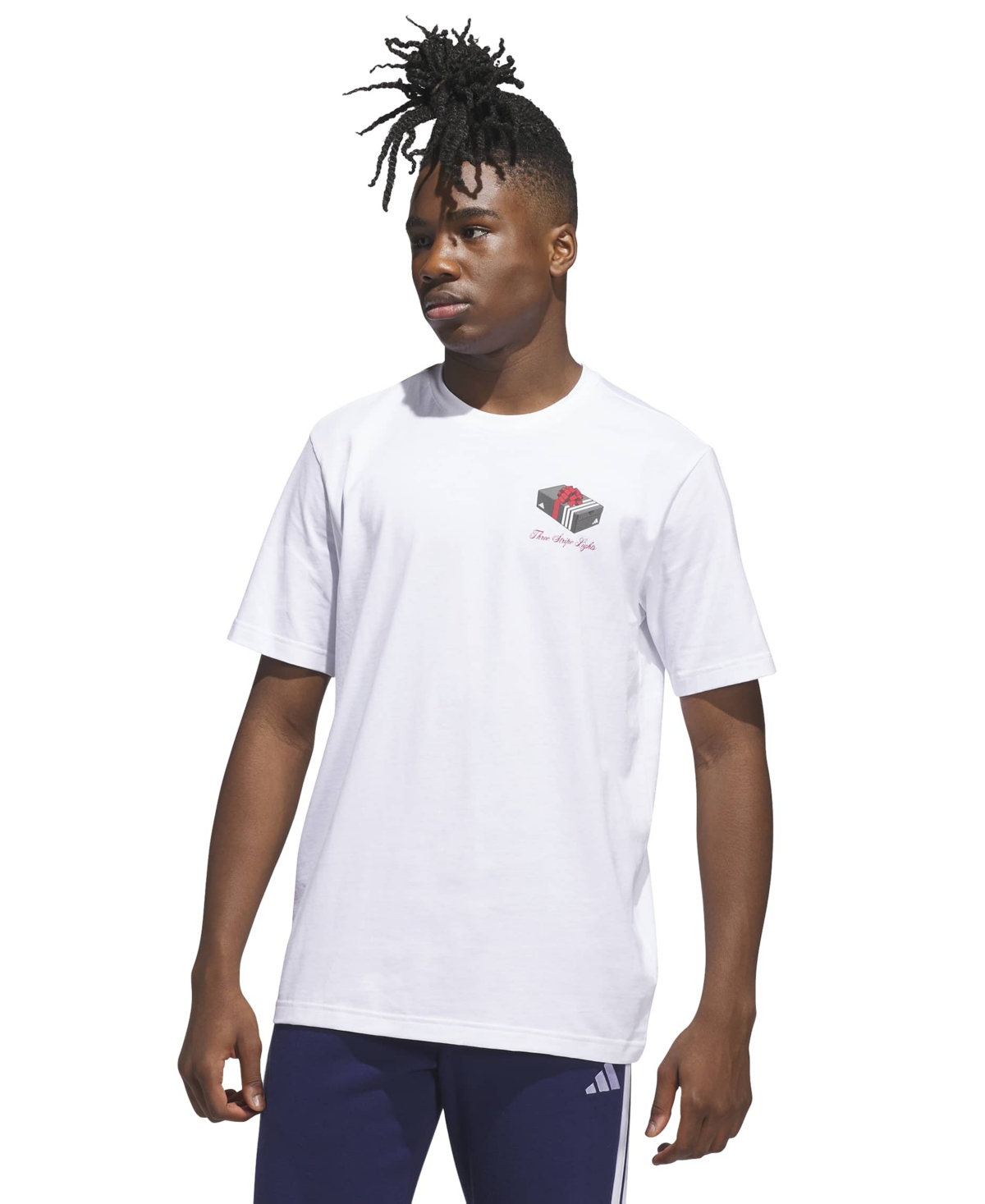 Click here for adidas Mens 3-Stripes Lights Giftbox Graphic Short... prices