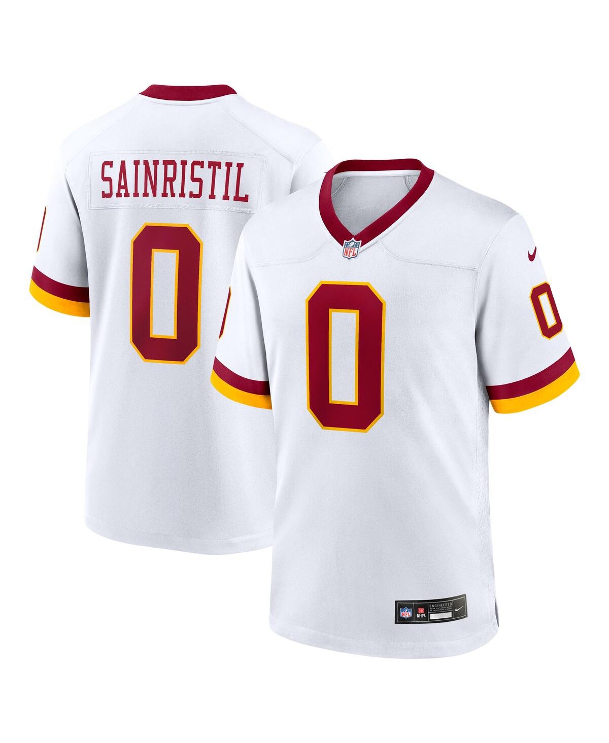 Click here for Nike Mens Mike Sainristil White Washington Command... prices