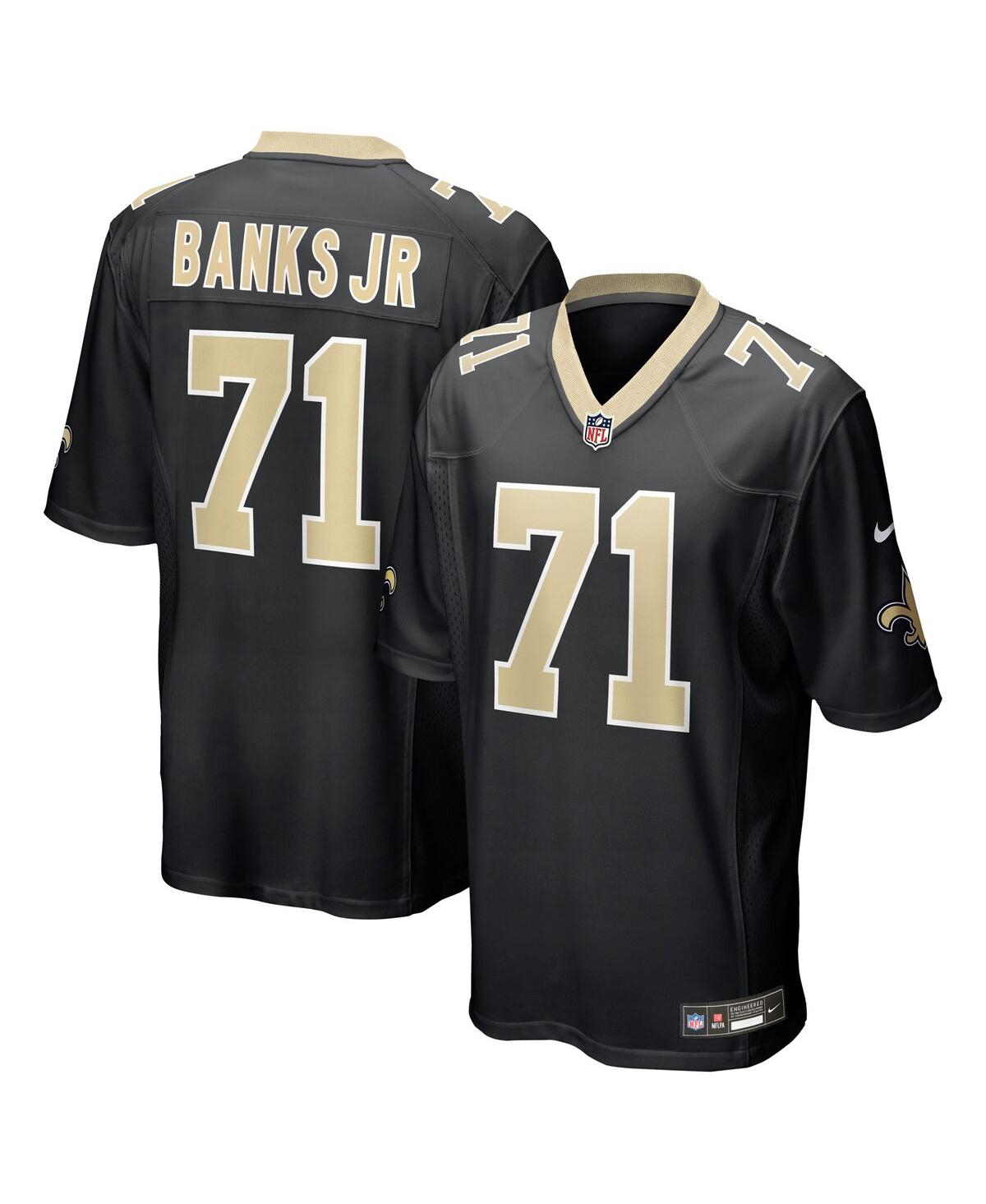Click here for Nike Mens Kelvin Banks Jr. Black New Orleans Saint... prices
