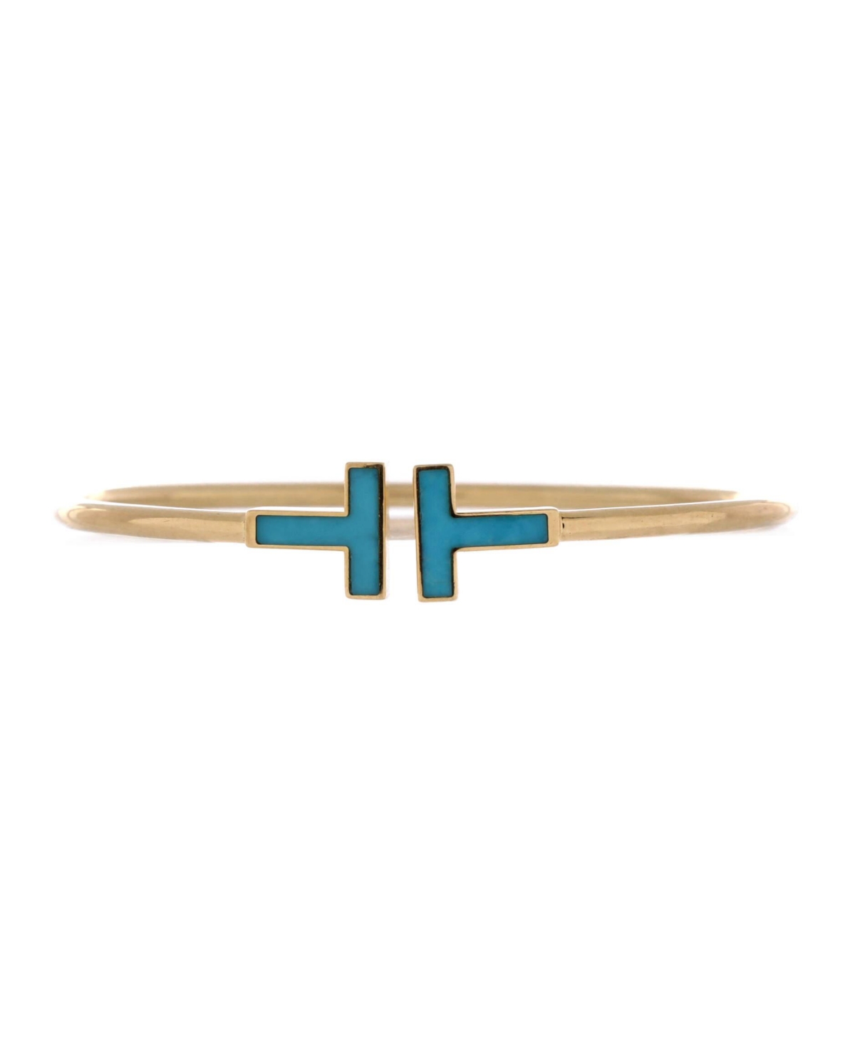 Click here for Pre-Owned Tiffany & Co. T Wire Bracelet - 18k yell... prices