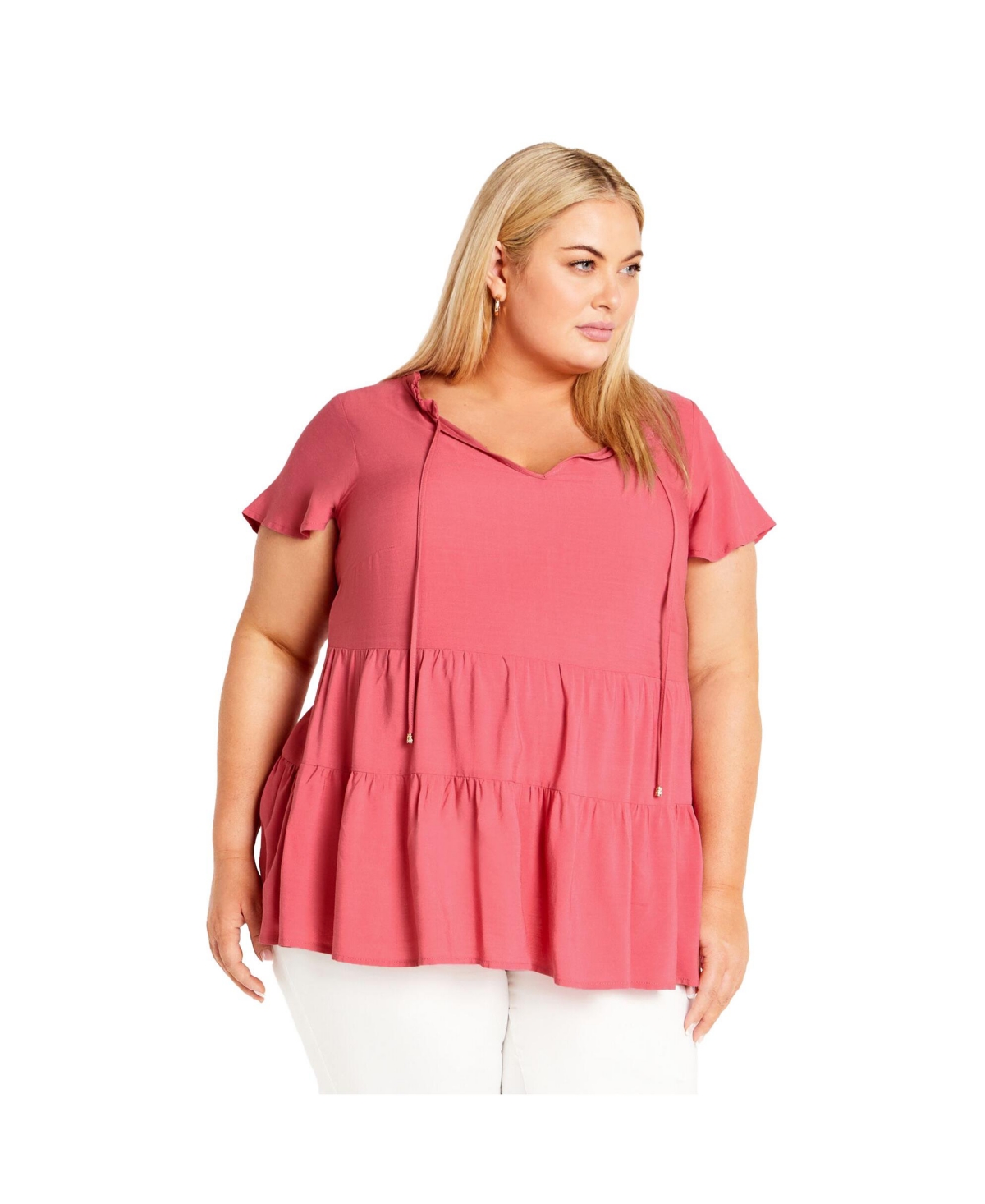 Click here for Avenue Womens Lani Top - Pink prices